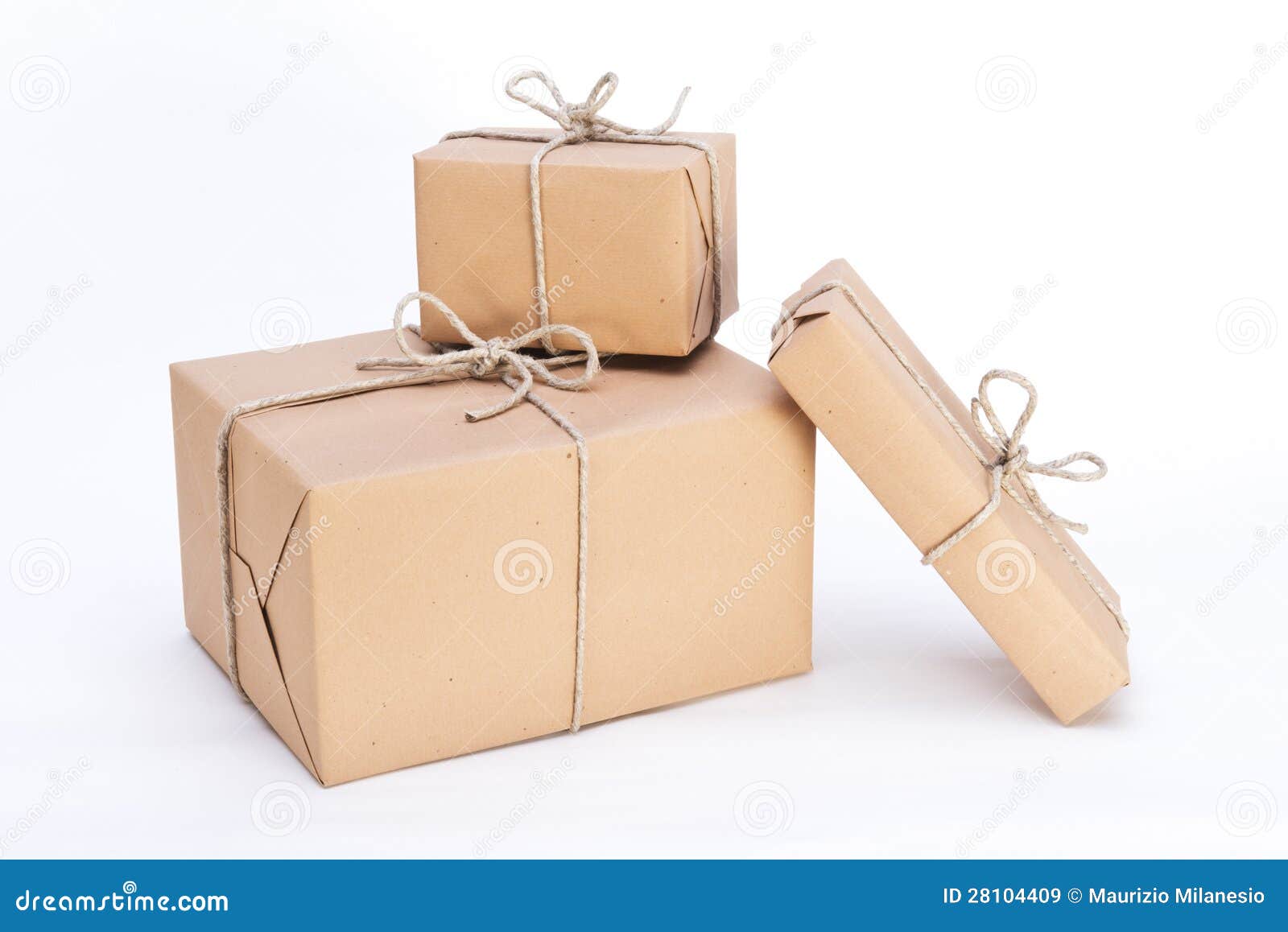 Parcels ready for dispatch stock image. Image of knot - 28104409