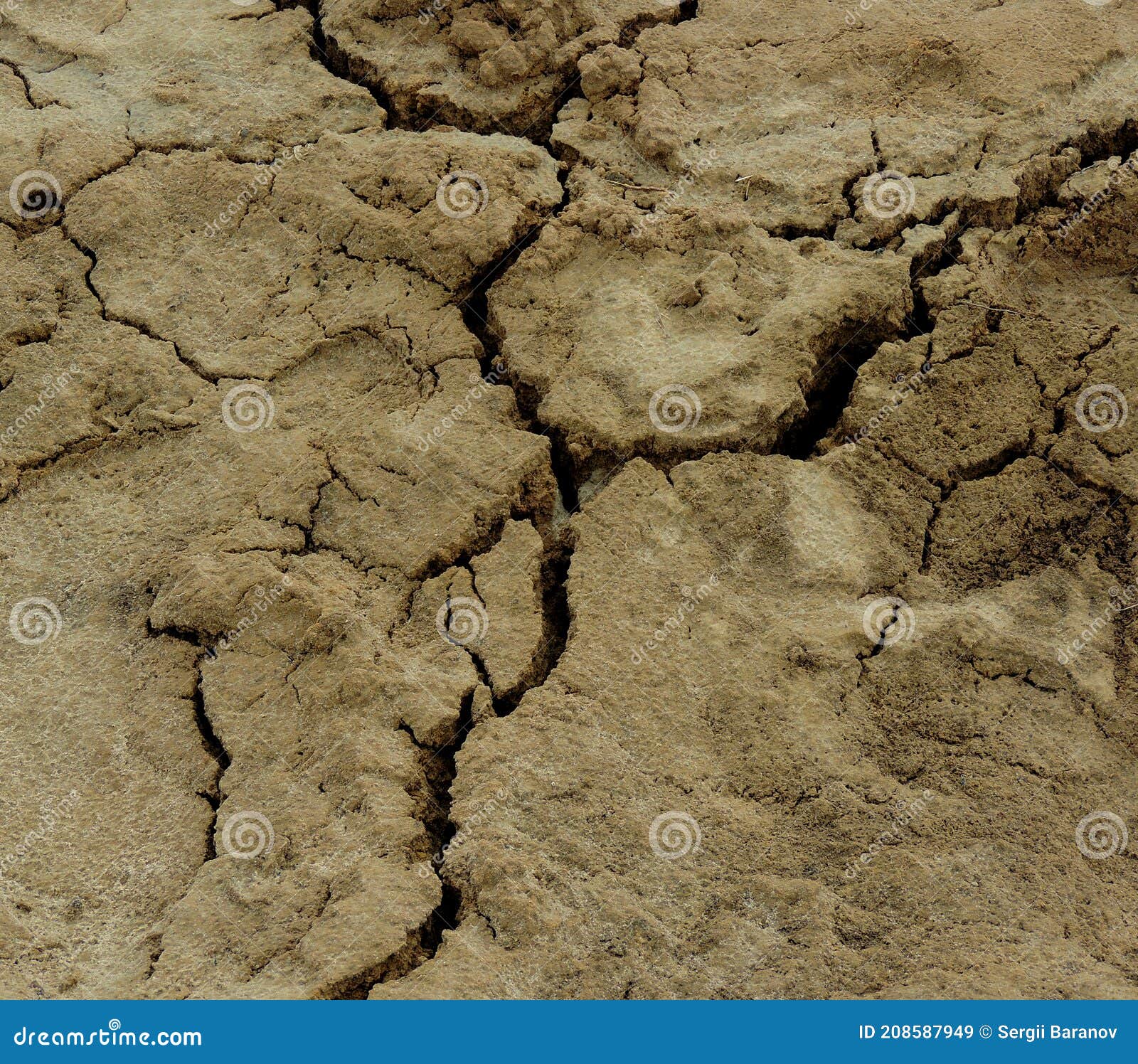 Parched Sand with Cracks Clode Up Top View Stock Image - Image of land ...