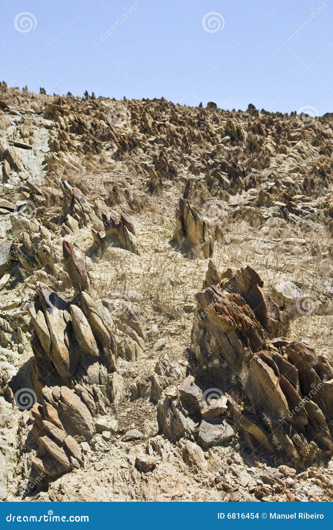 Parched soil stock photo. Image of blue, dirt, geological - 6816454