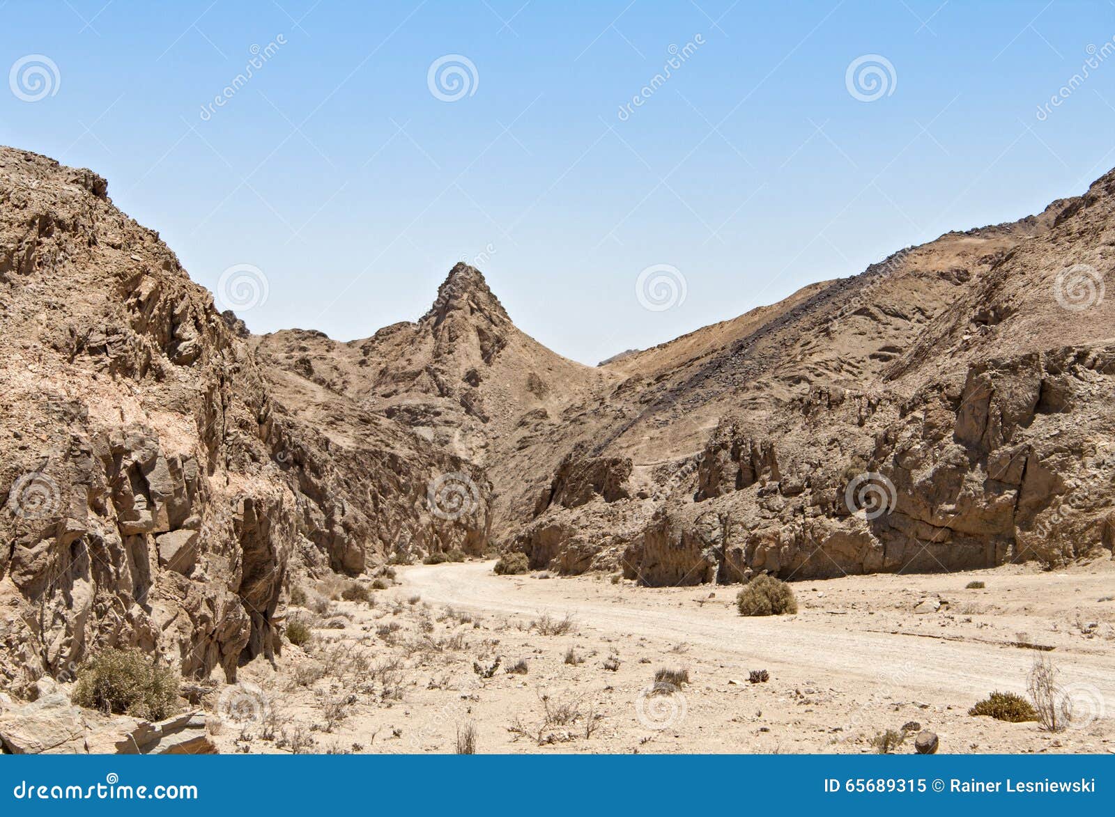 Parched Swakop River, Namibia Stock Image - Image of sand, african ...