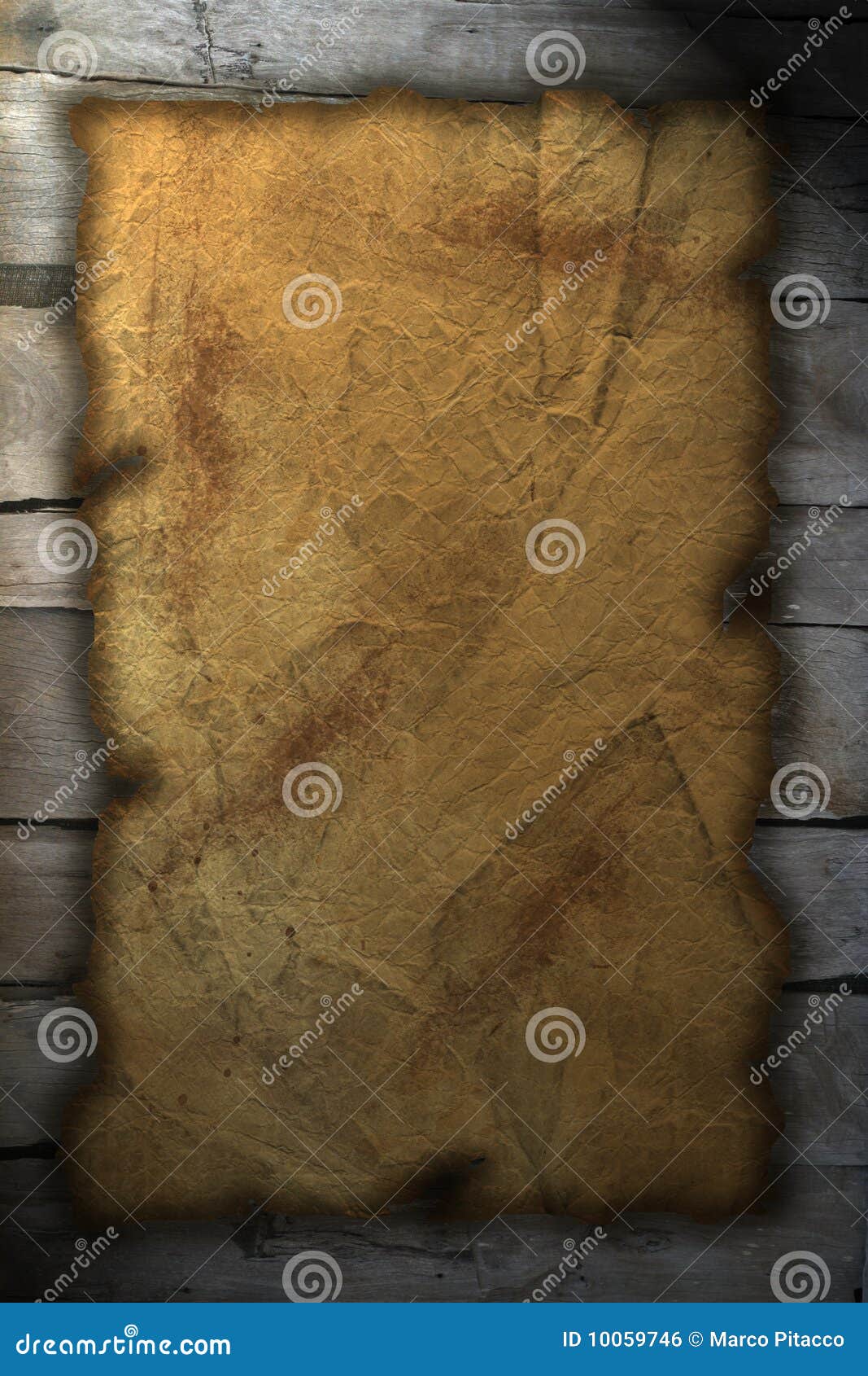 Parchment stock illustration. Illustration of wood, brown - 10059746