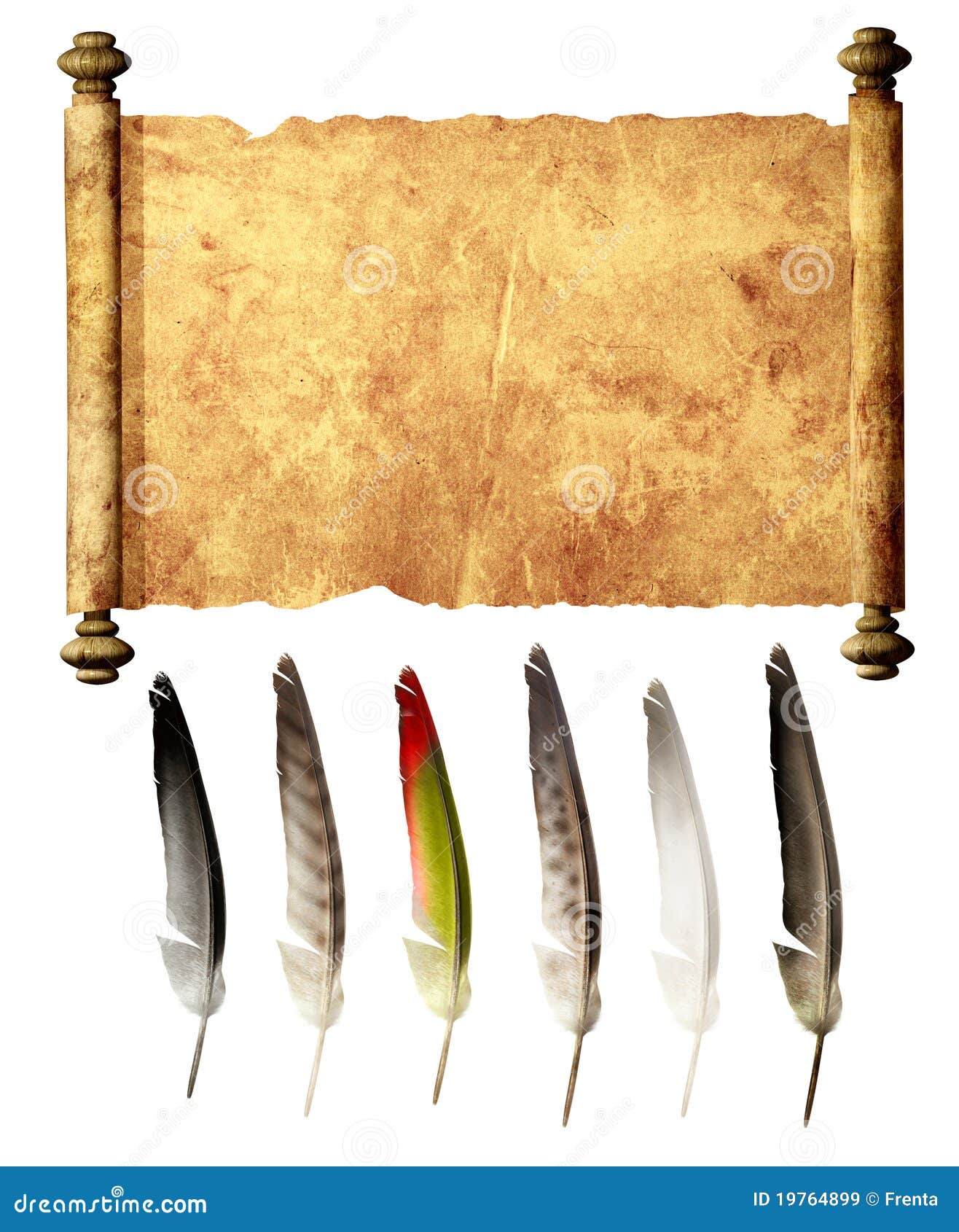 Parchment stock illustration. Illustration of information - 19764899