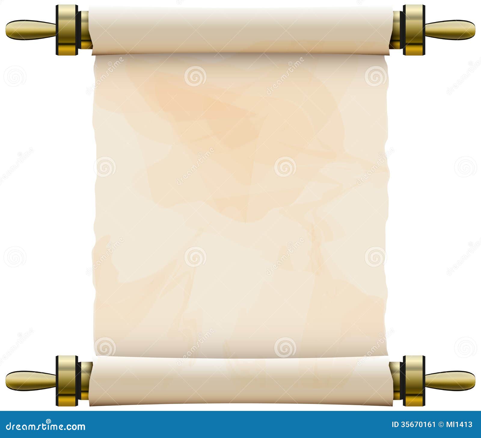 Parchment stock vector. Illustration of textured, isolated - 35670161