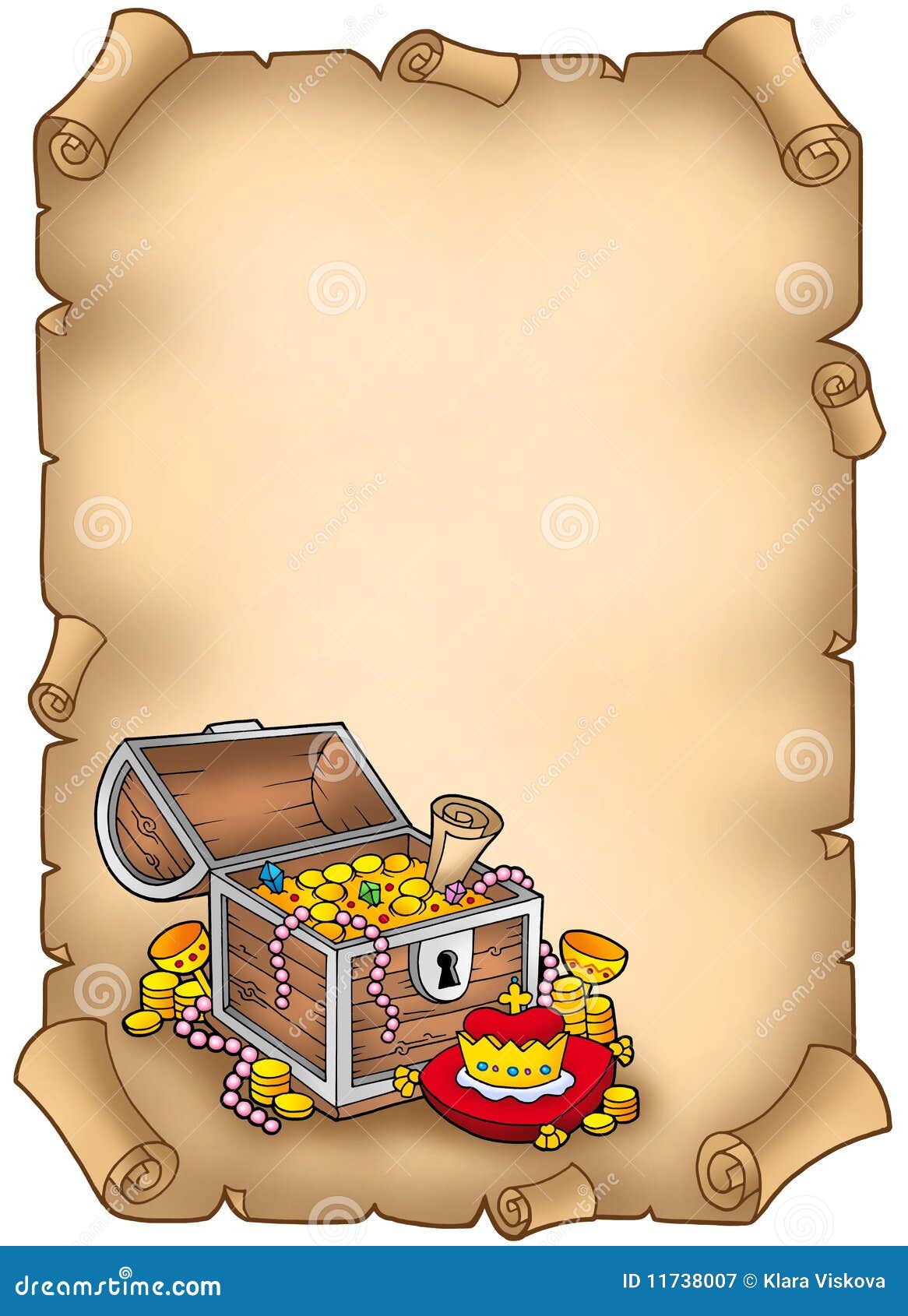 Treasure Chest Clipart Border