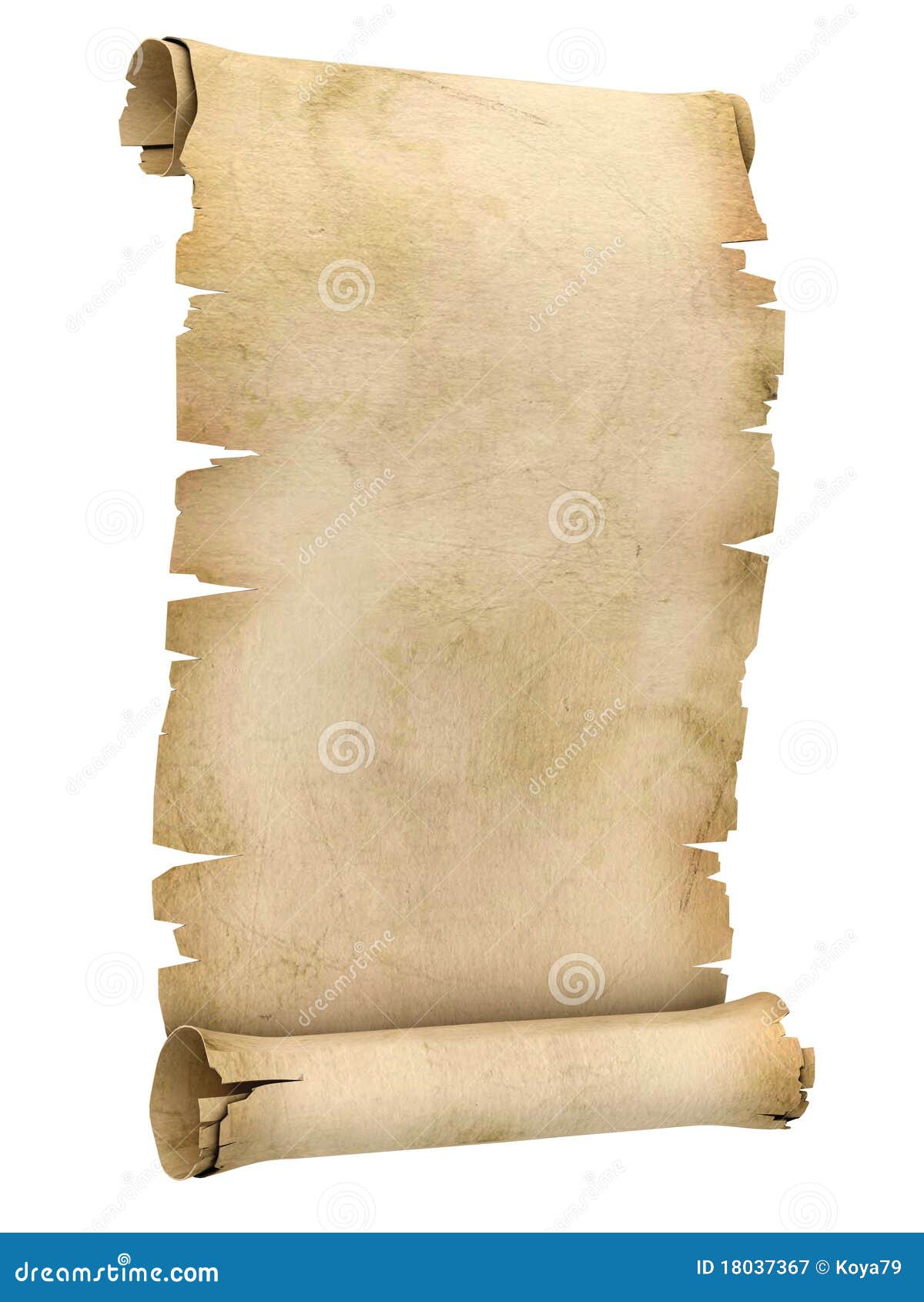 Old Parchment Scroll