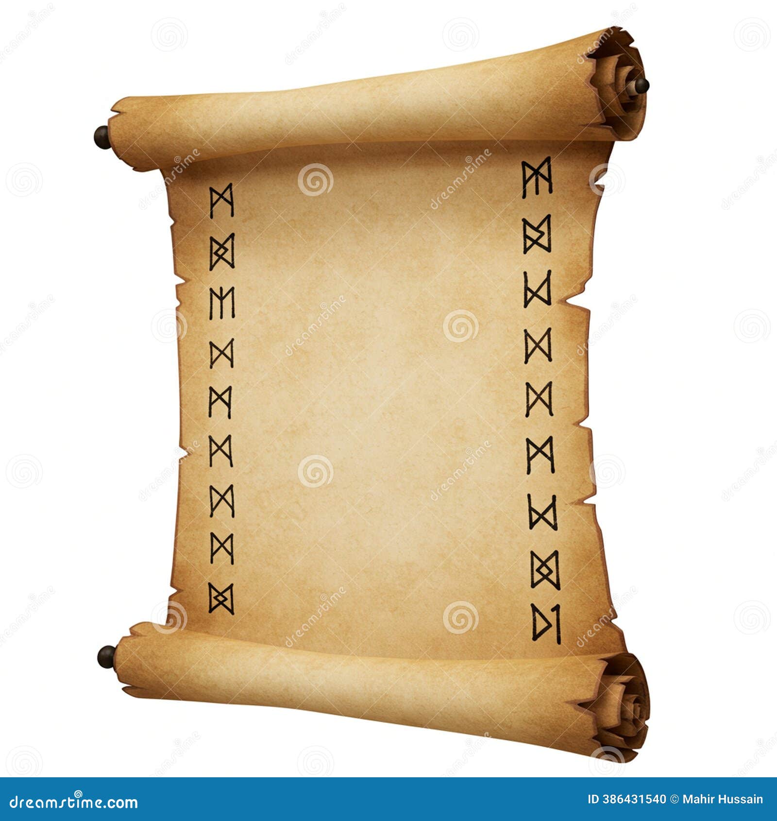 Runic Symbols In The Old Scandinavian Style. Wolf Hook Sign, Werewolf ...