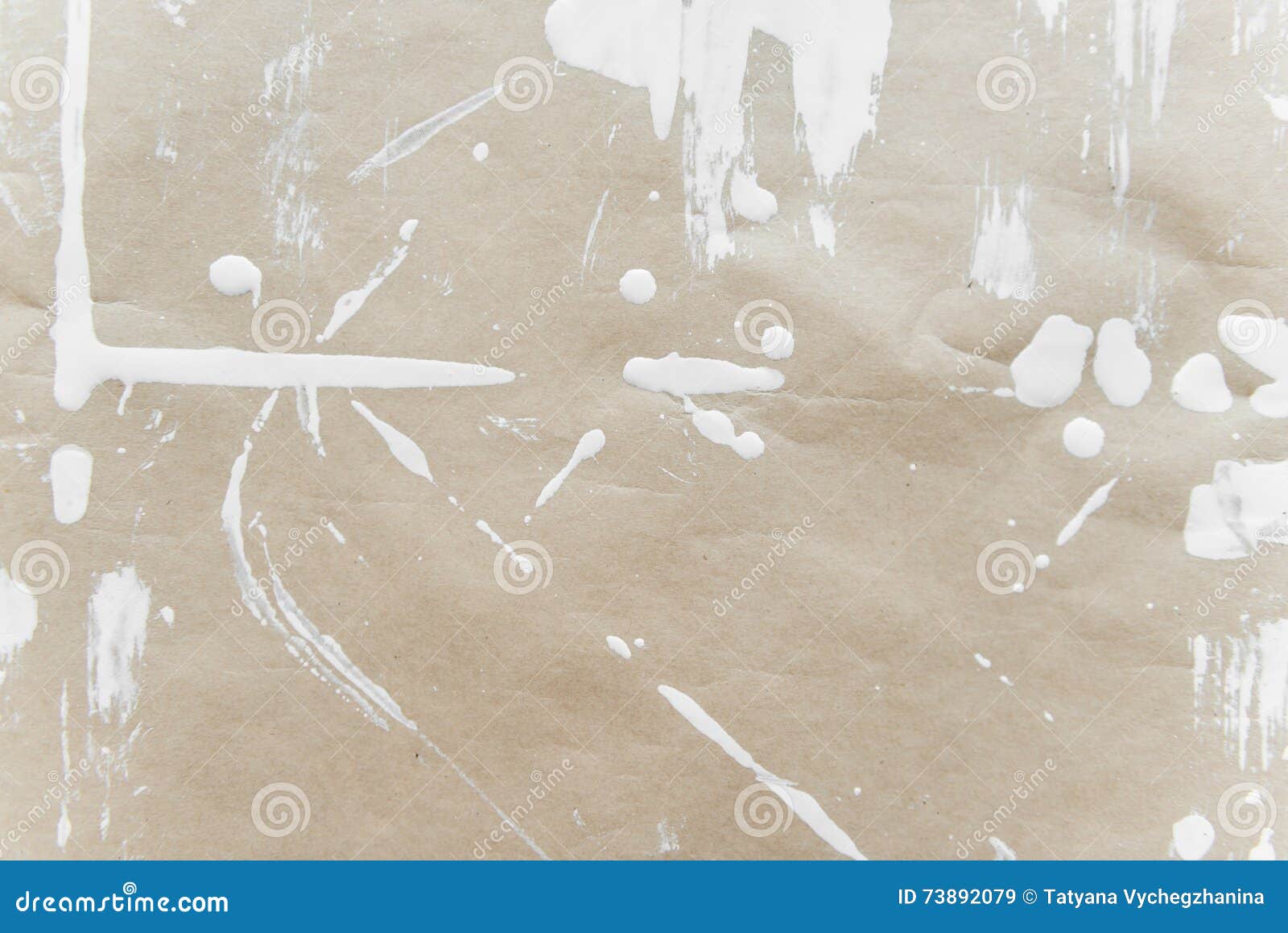 Parchment Stained by White Paint Stock Image - Image of residues, paper ...
