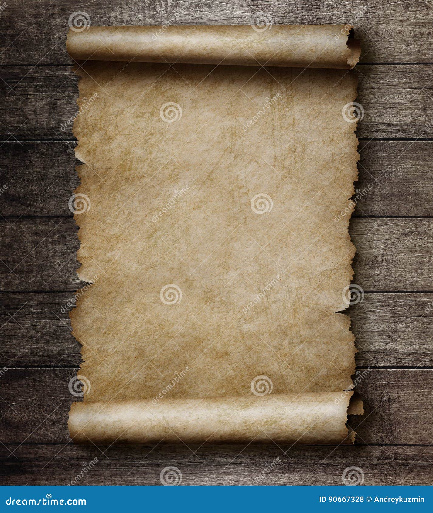 Parchment on wall stock photo. Image of scroll, table - 90667328