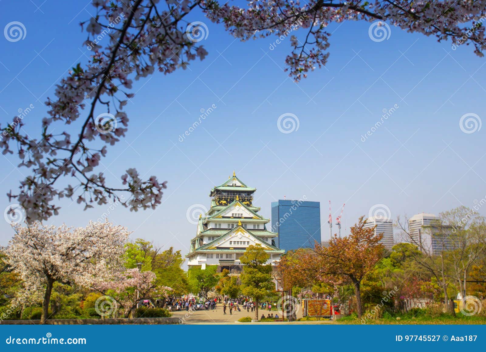 Parco Del Castello Di Osaka Fotografia Editoriale - Immagine di ...
