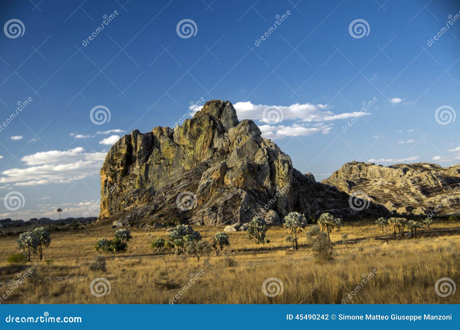 Parco Isalo Nazionale, Madagascar Fotografia Stock - Immagine di ...