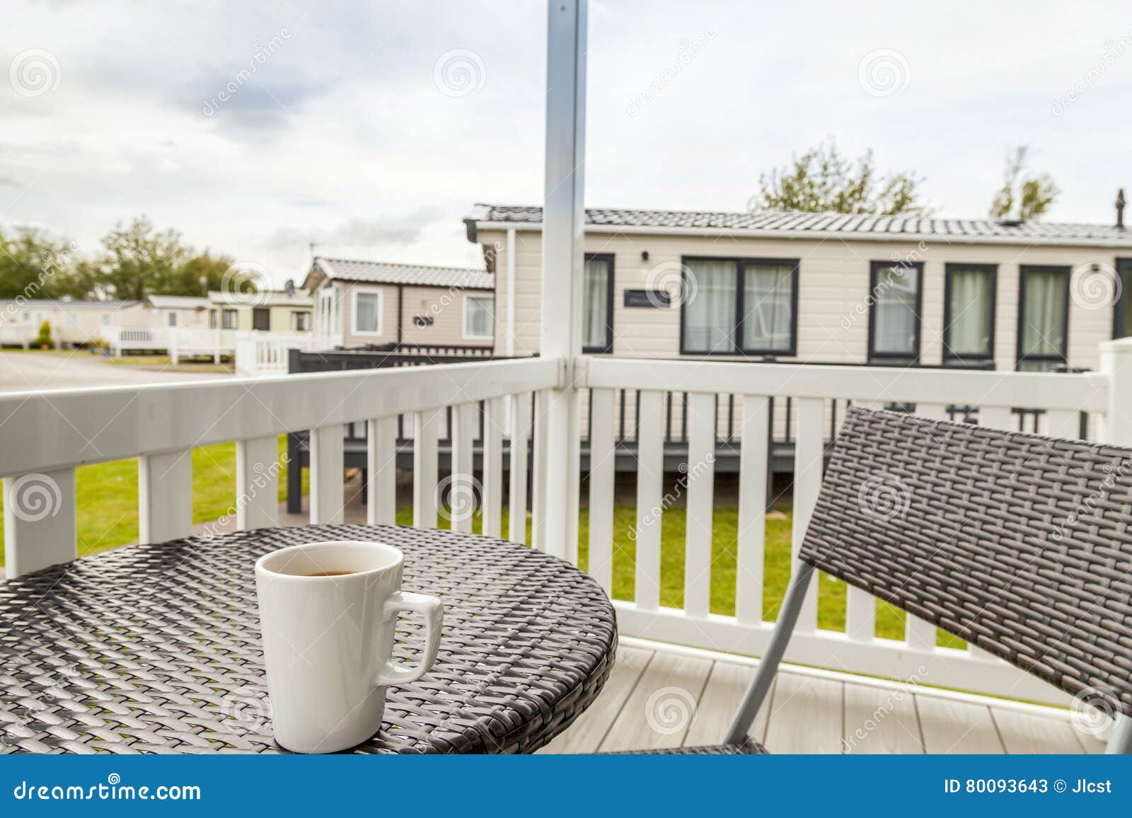 Parco Statico Di Festa Del Caravan Fotografia Stock Editoriale ...