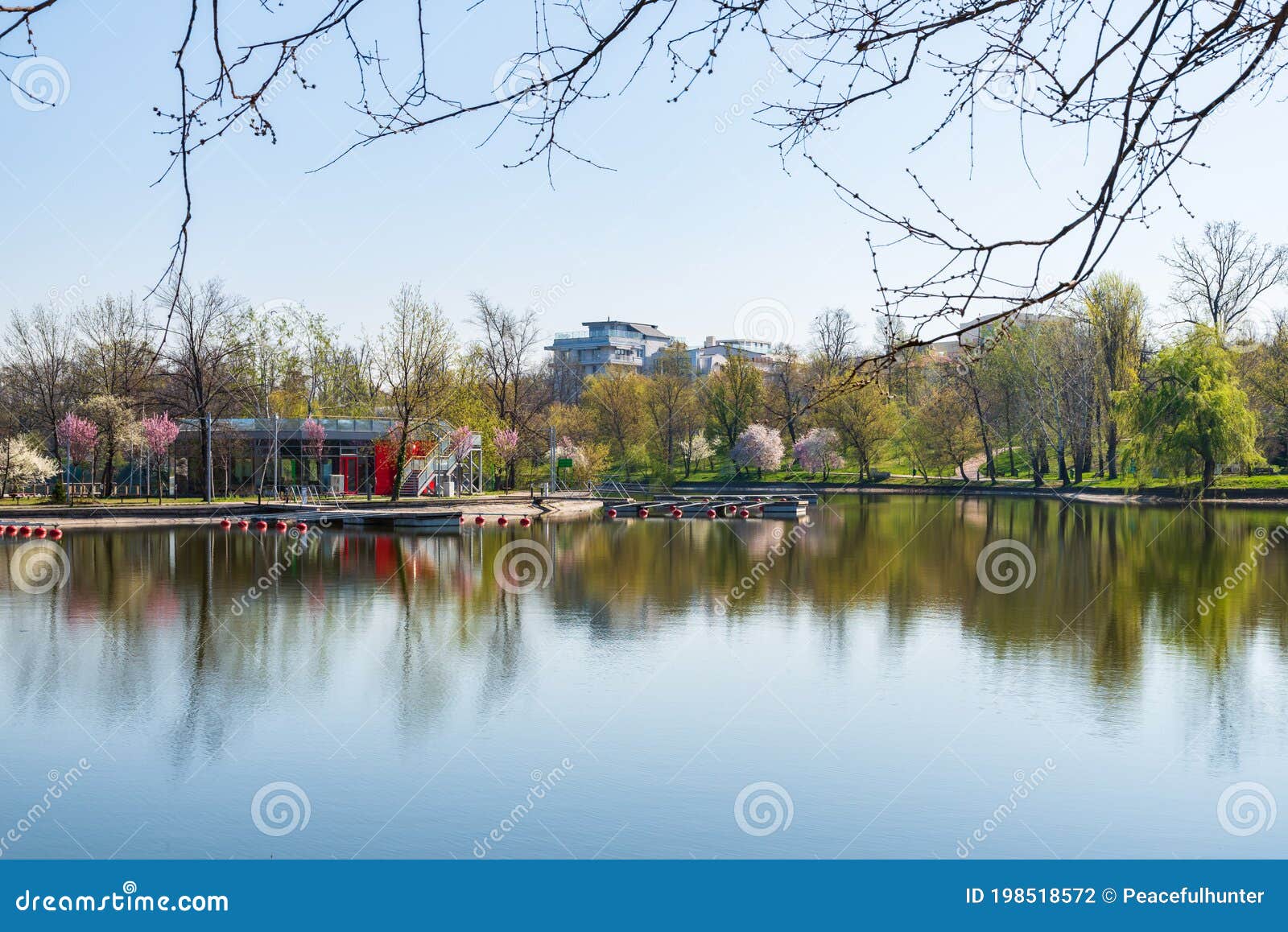Parcul Bordei in Bucharest stock photo. Image of lake - 198518572