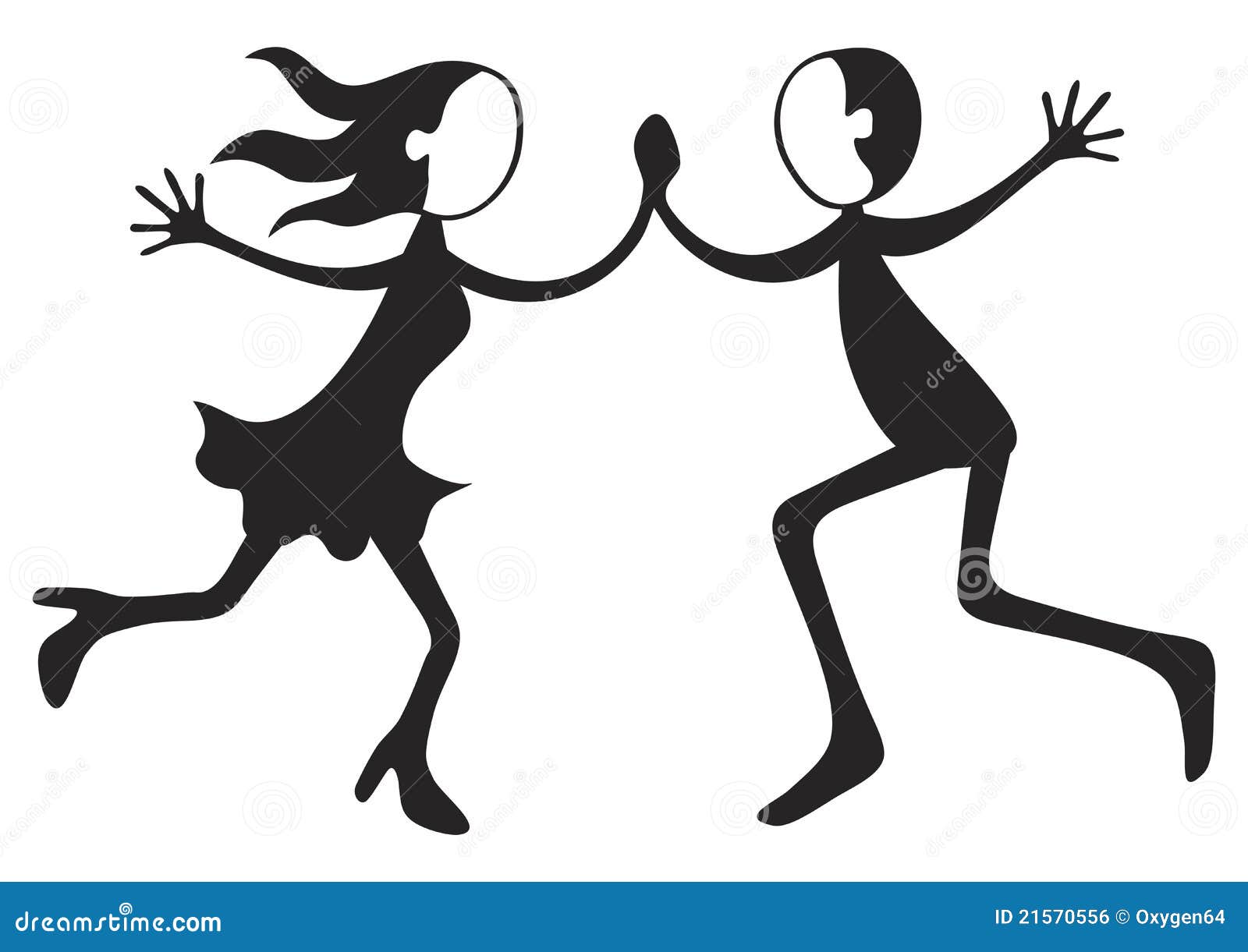 Pardans vektor illustrationer. Illustration av illustration - 21570556