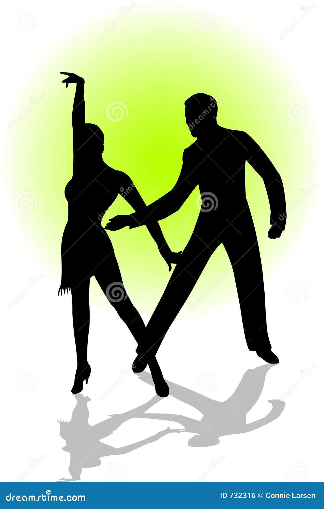 Pardans vektor illustrationer. Illustration av illustration - 732316