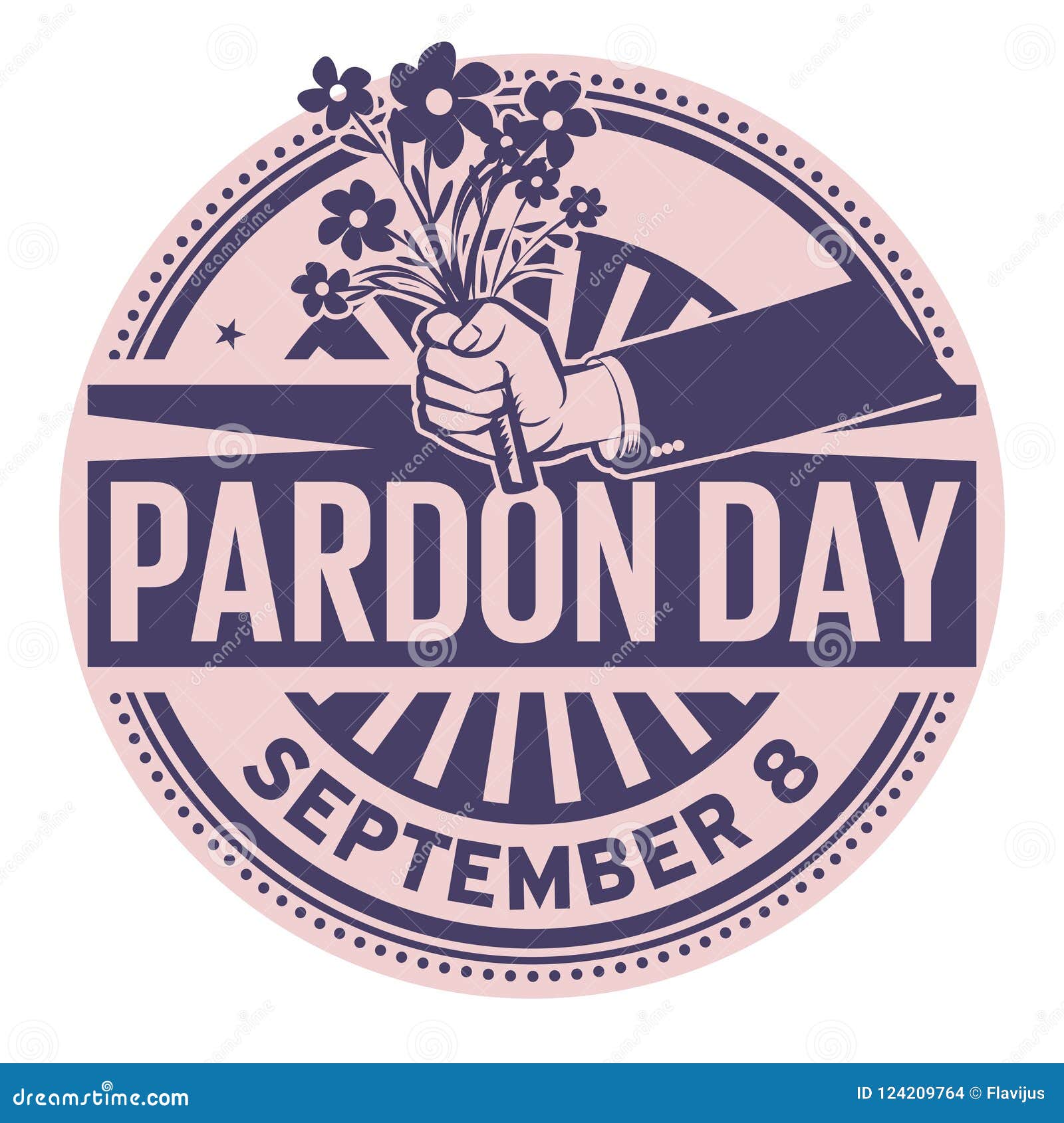 Pardon Day, September 8 stock vector. Illustration of celebration ...