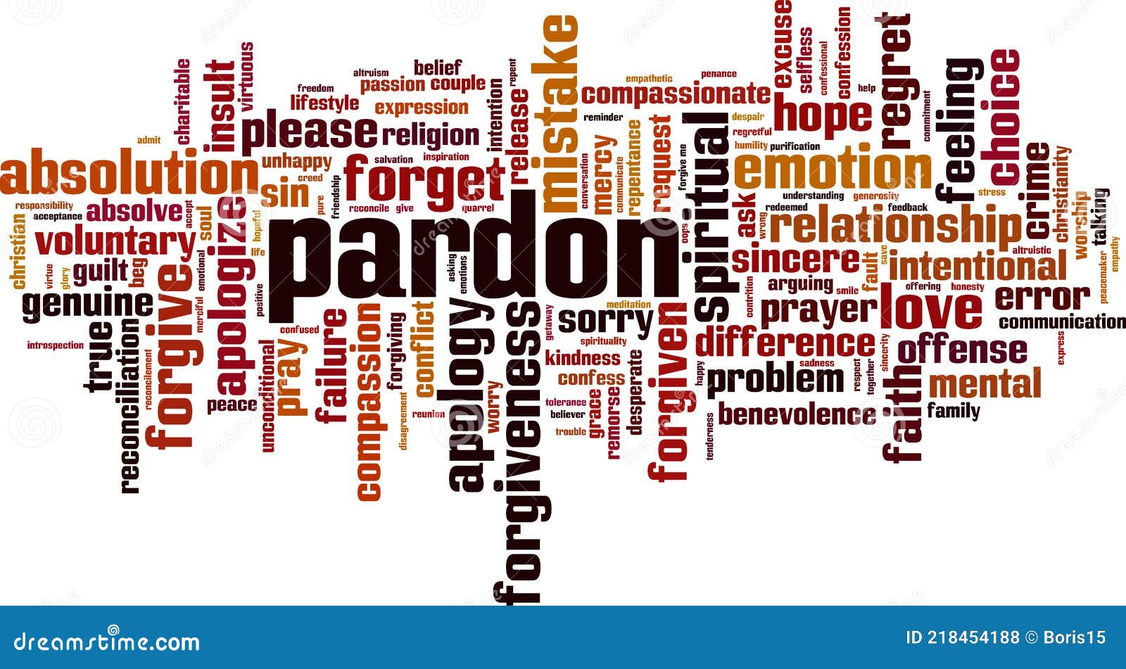 Pardon Word Cloud Cartoon Vector | CartoonDealer.com #207817927