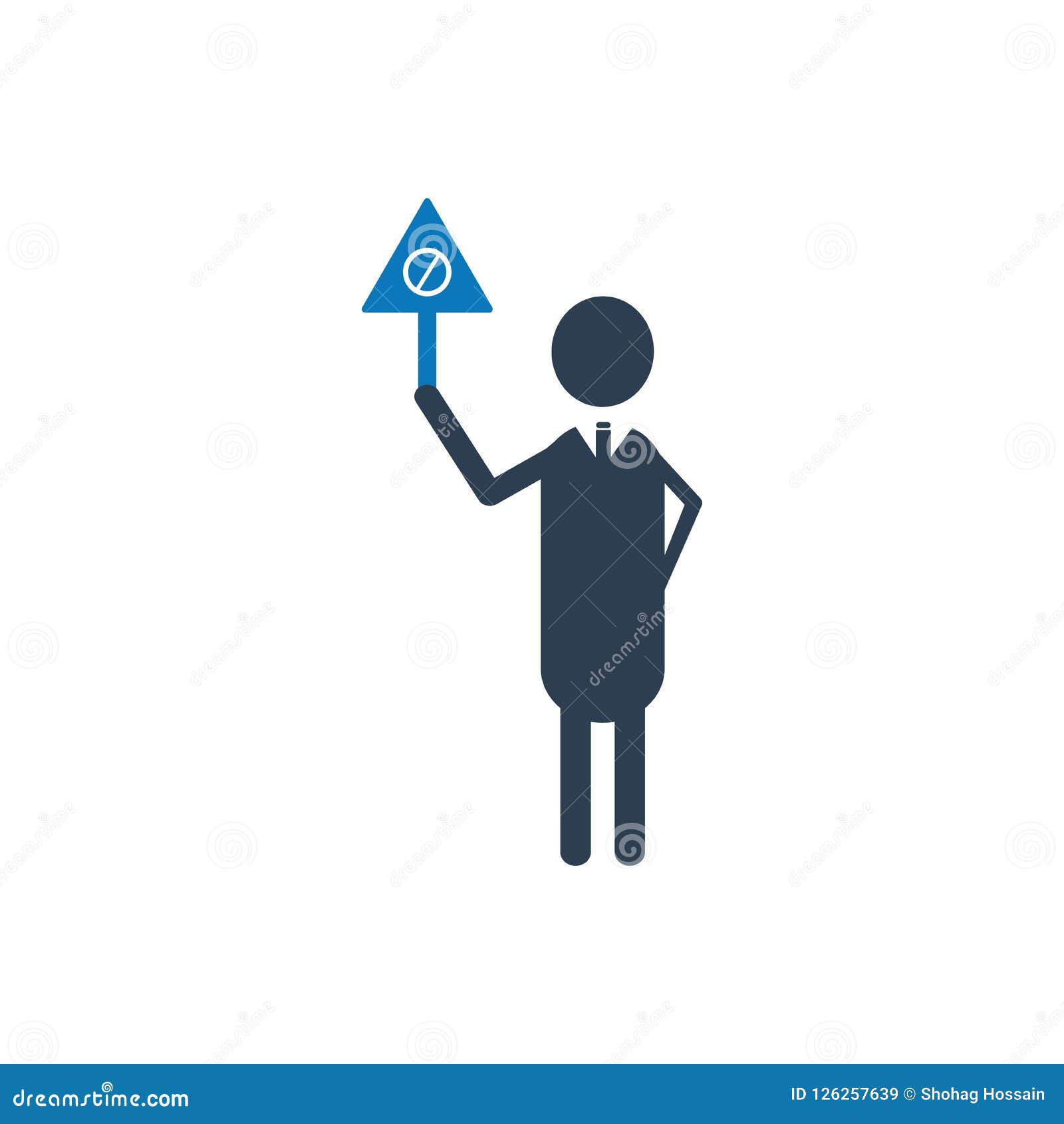 Pare el icono del vector ilustración del vector. Ilustración de ...