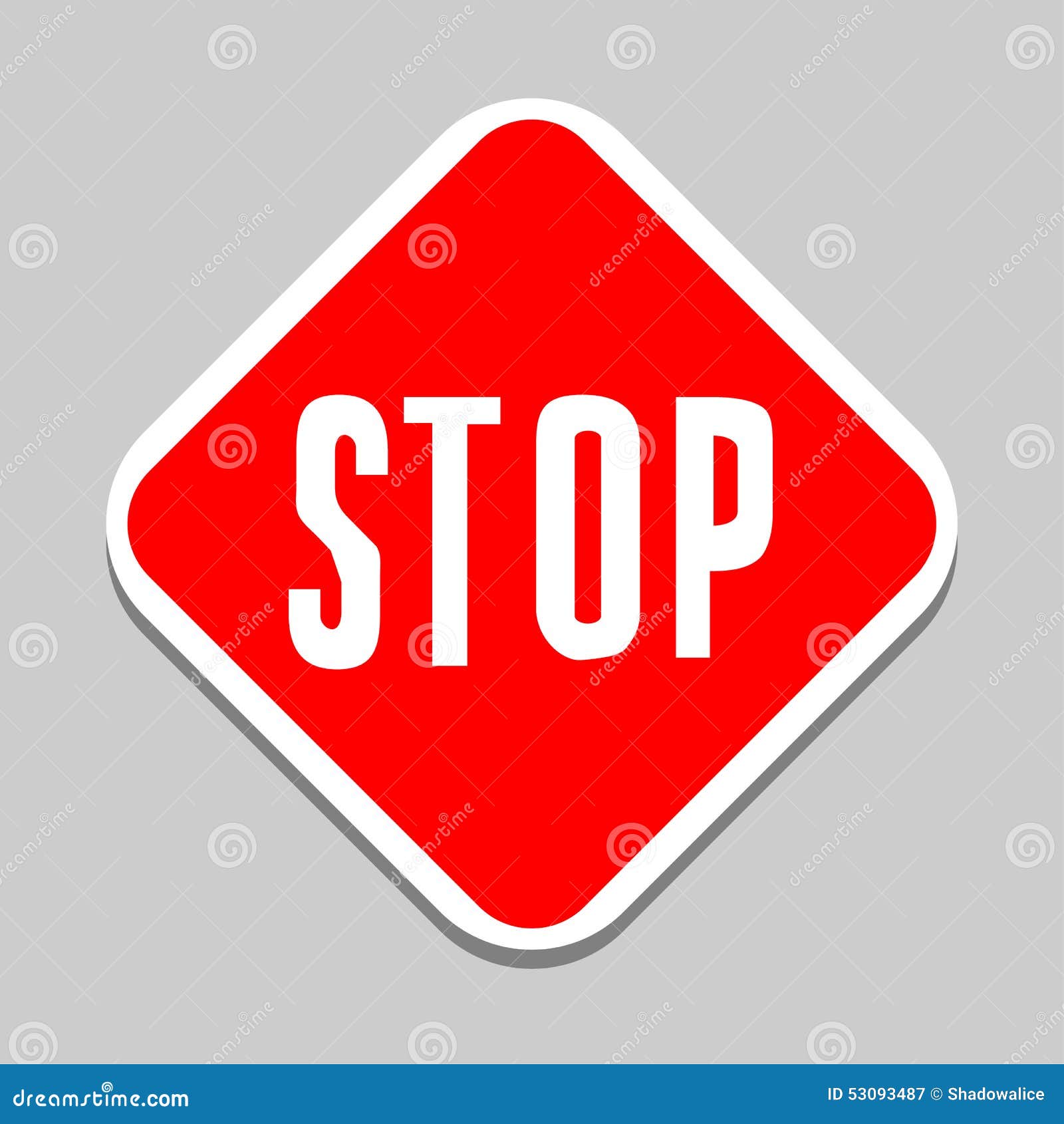 Pare El Icono Grande Para Cualquier Uso Vector Eps10 Ilustración del ...