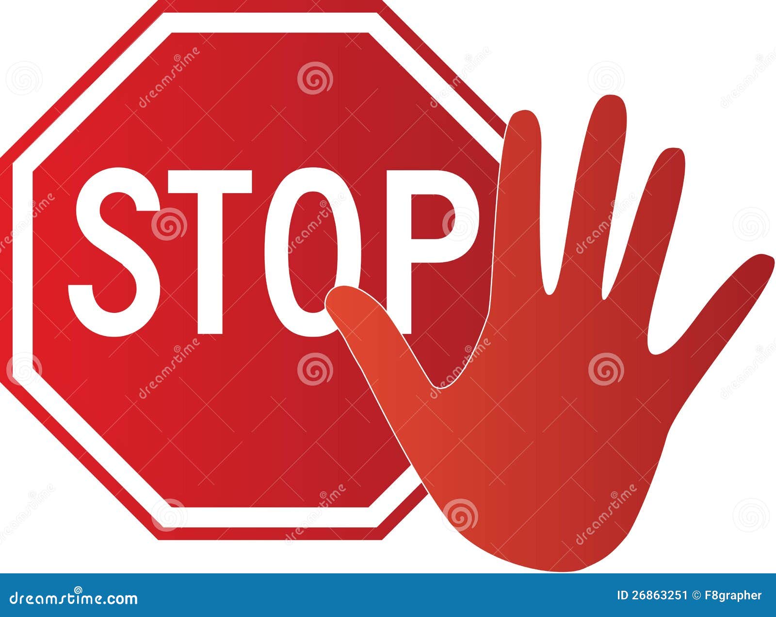 Pare La Mano Imagen de archivo - Imagen: 26863251