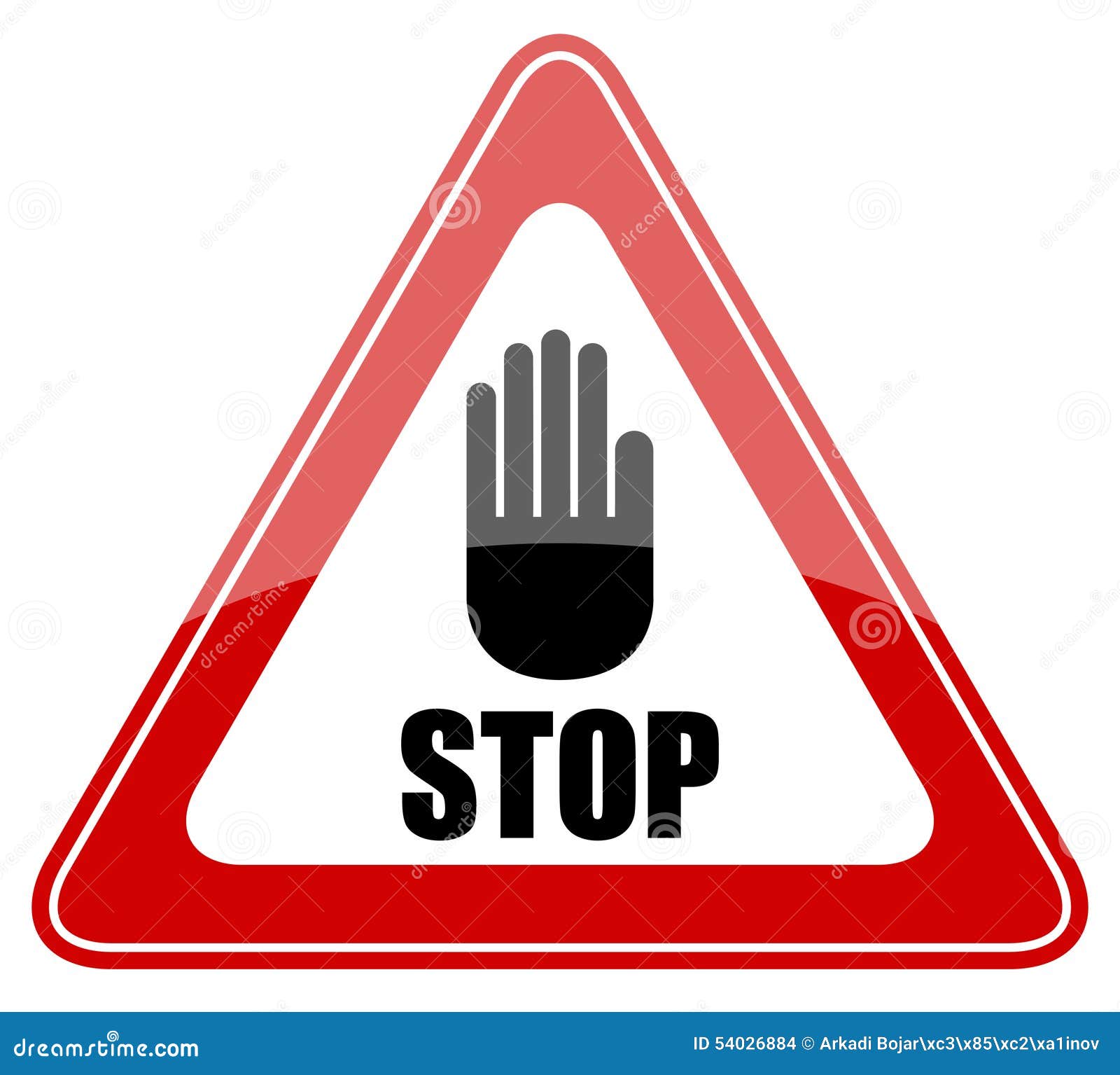 Pare la muestra del vector ilustración del vector. Ilustración de ...