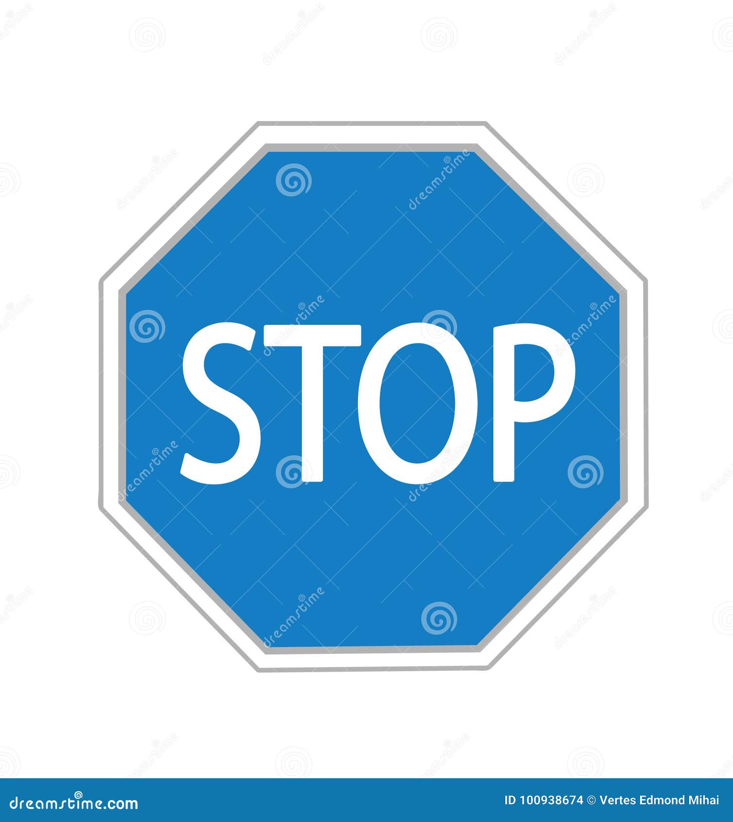 Pare o sinal ilustração do vetor. Ilustração de dirigir - 100938674