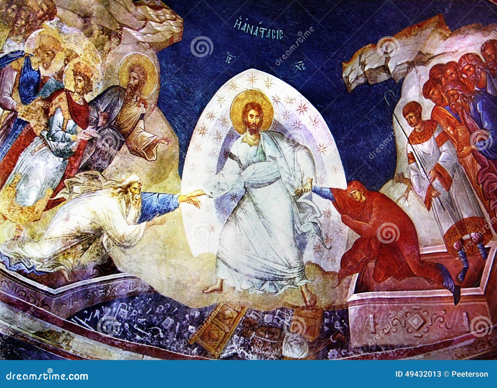 Parecclesion Des Anastasis - Abfall in Hölle Redaktionelles Stockfoto ...