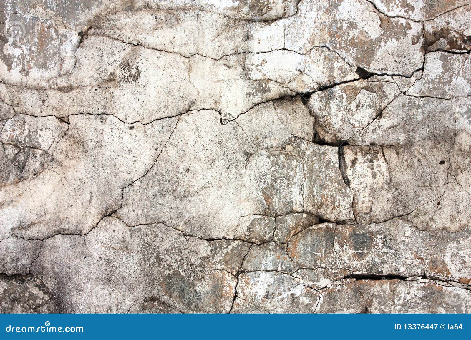 Pared agrietada imagen de archivo. Imagen de grieta, abertura - 13376447