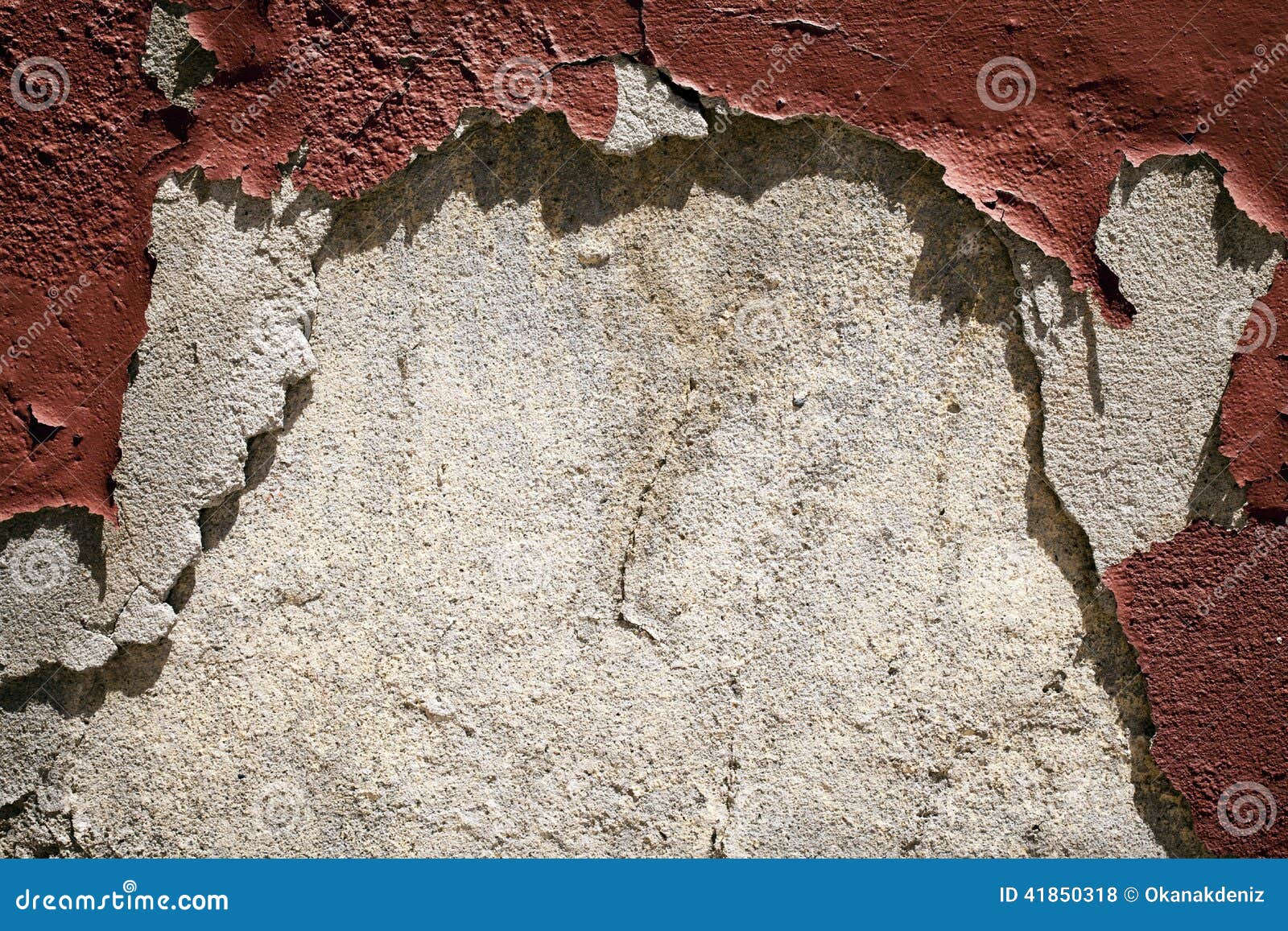 Pared agrietada foto de archivo. Imagen de nivel, amarillento - 41850318