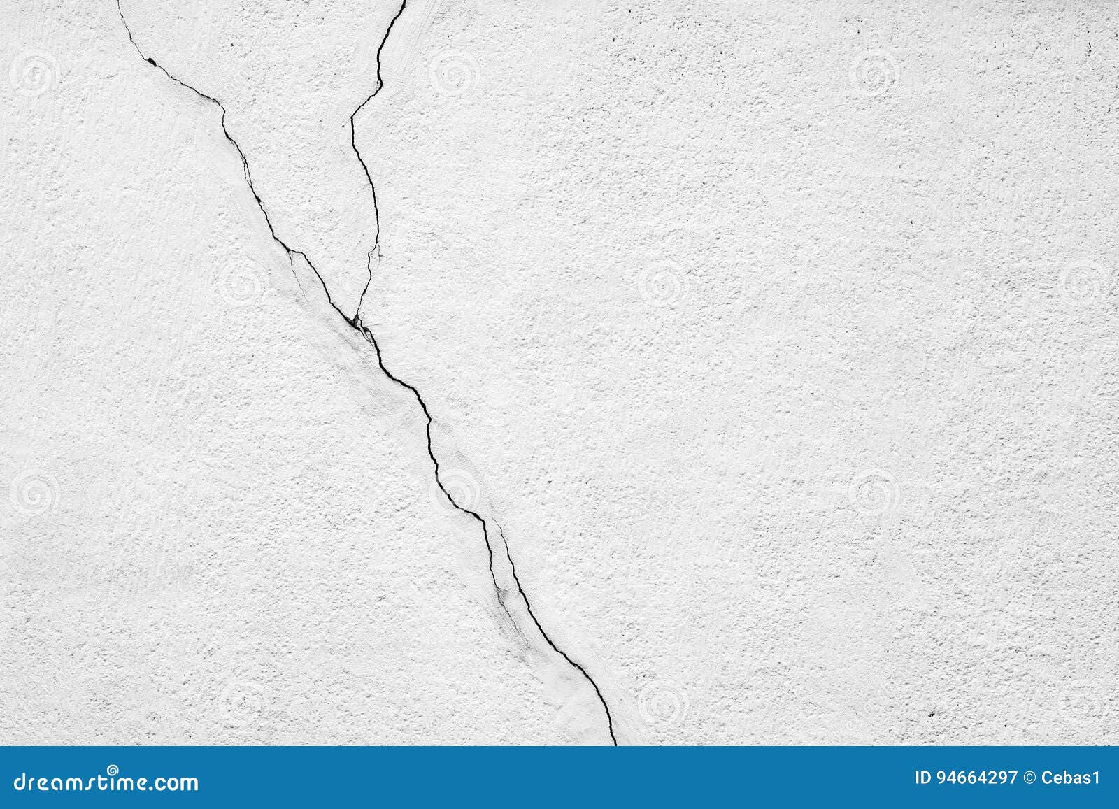 Pared Agrietada Concreta Vieja Imagen de archivo - Imagen de grieta ...