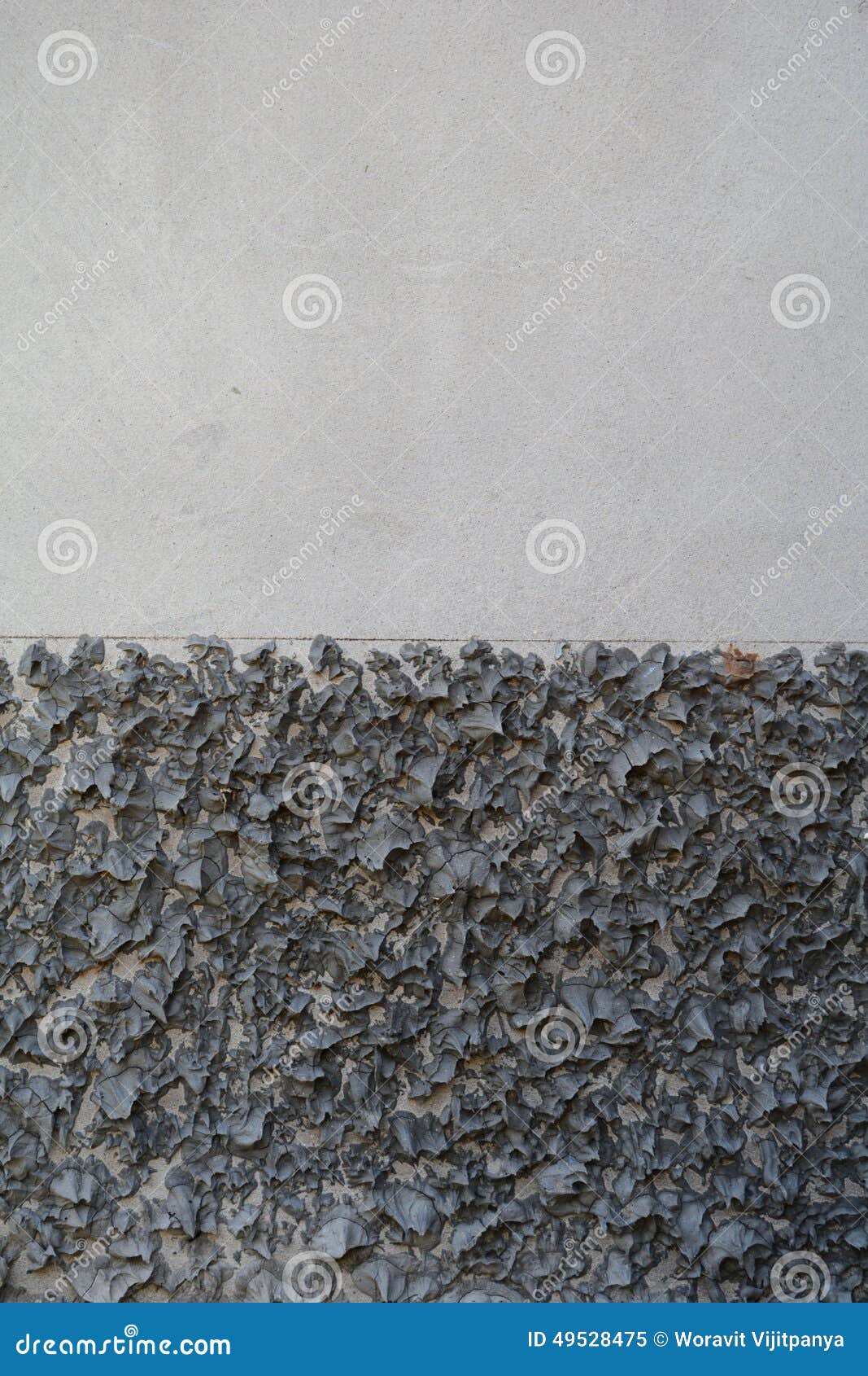 Pared con el cemento imagen de archivo. Imagen de cemento - 49528475