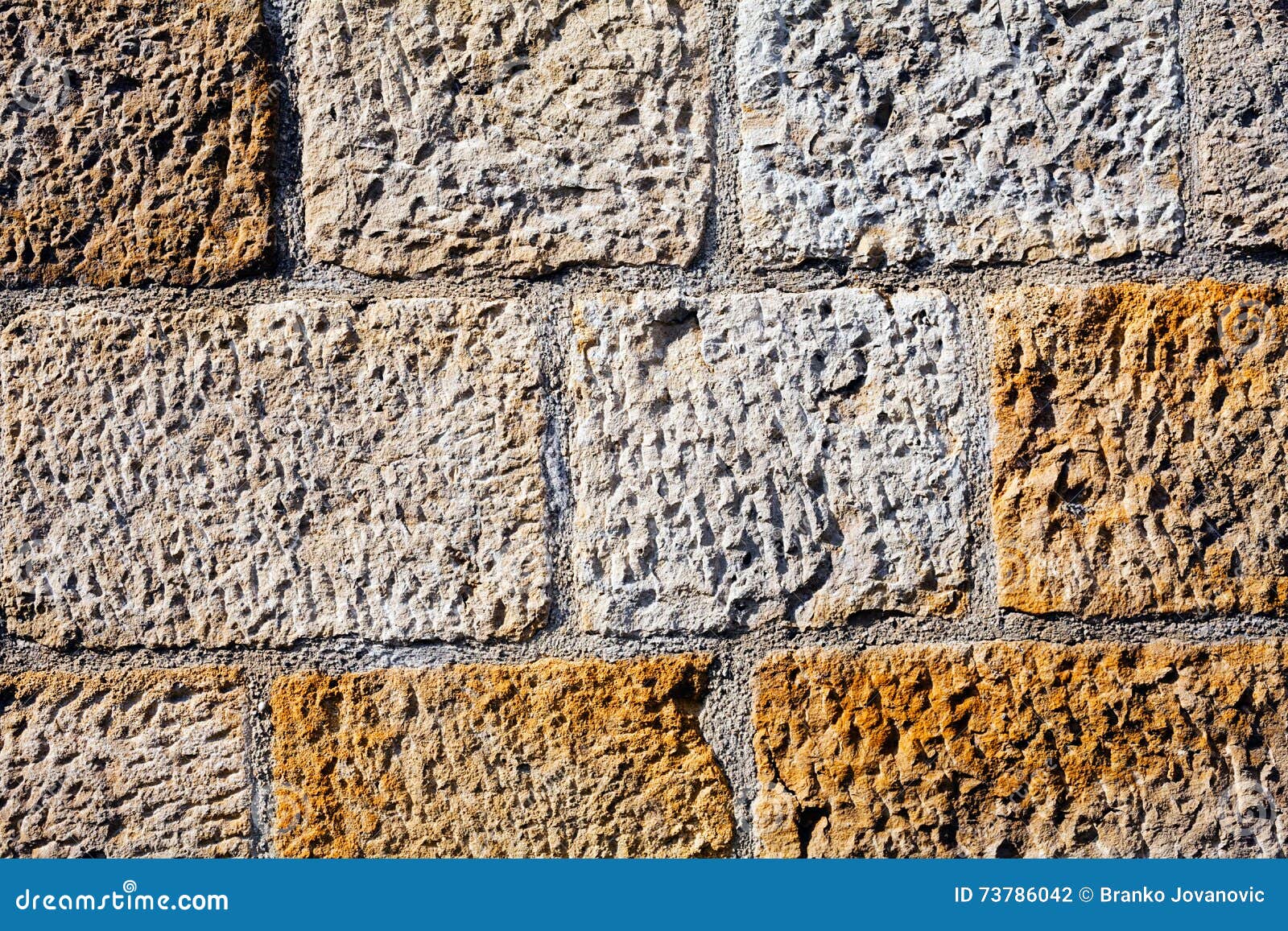 Pared De Bloques De Cemento Foto de archivo - Imagen de viejo ...