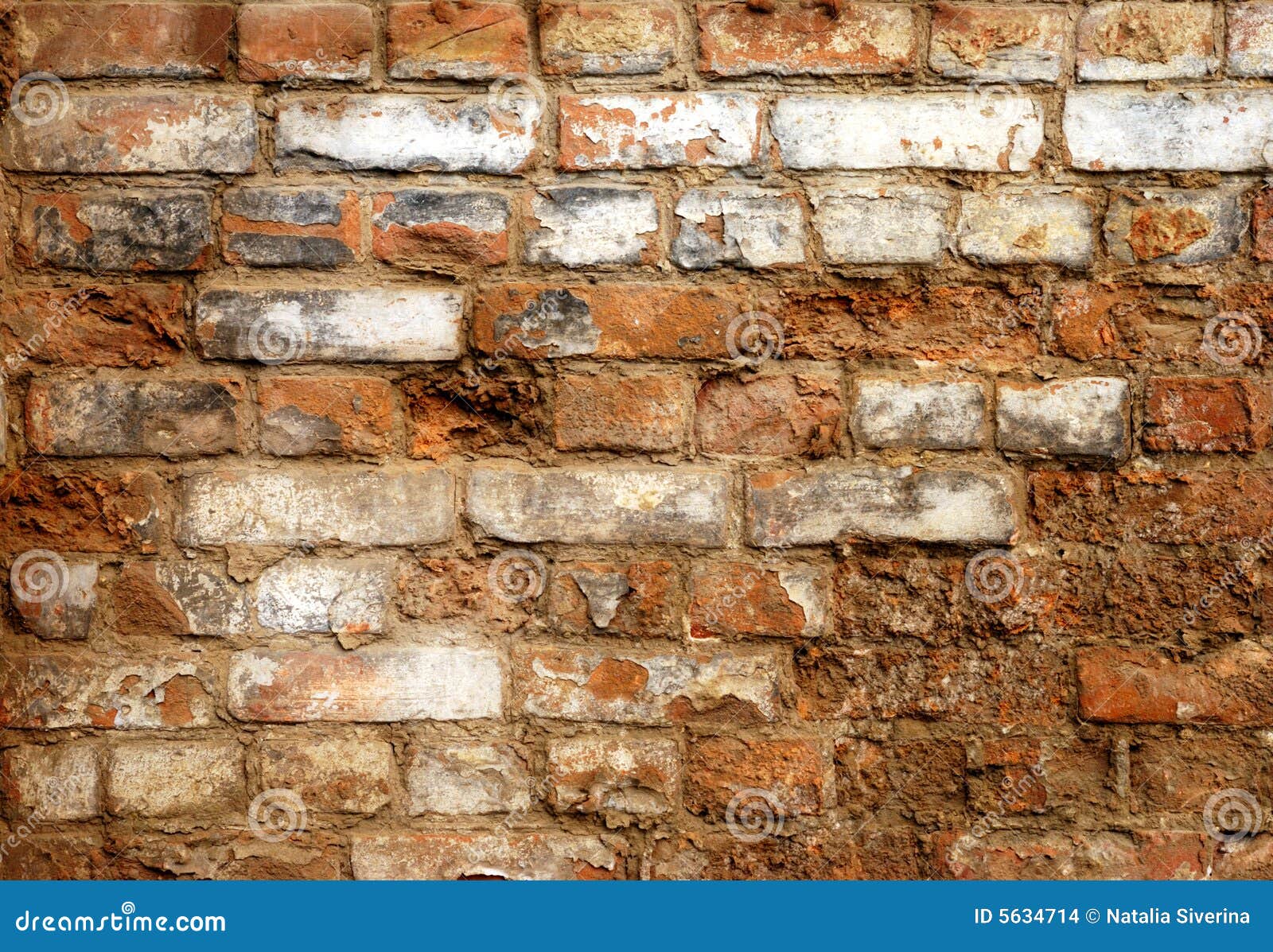 Pared De Ladrillo Industrial Imagen. Imagen: 5634714