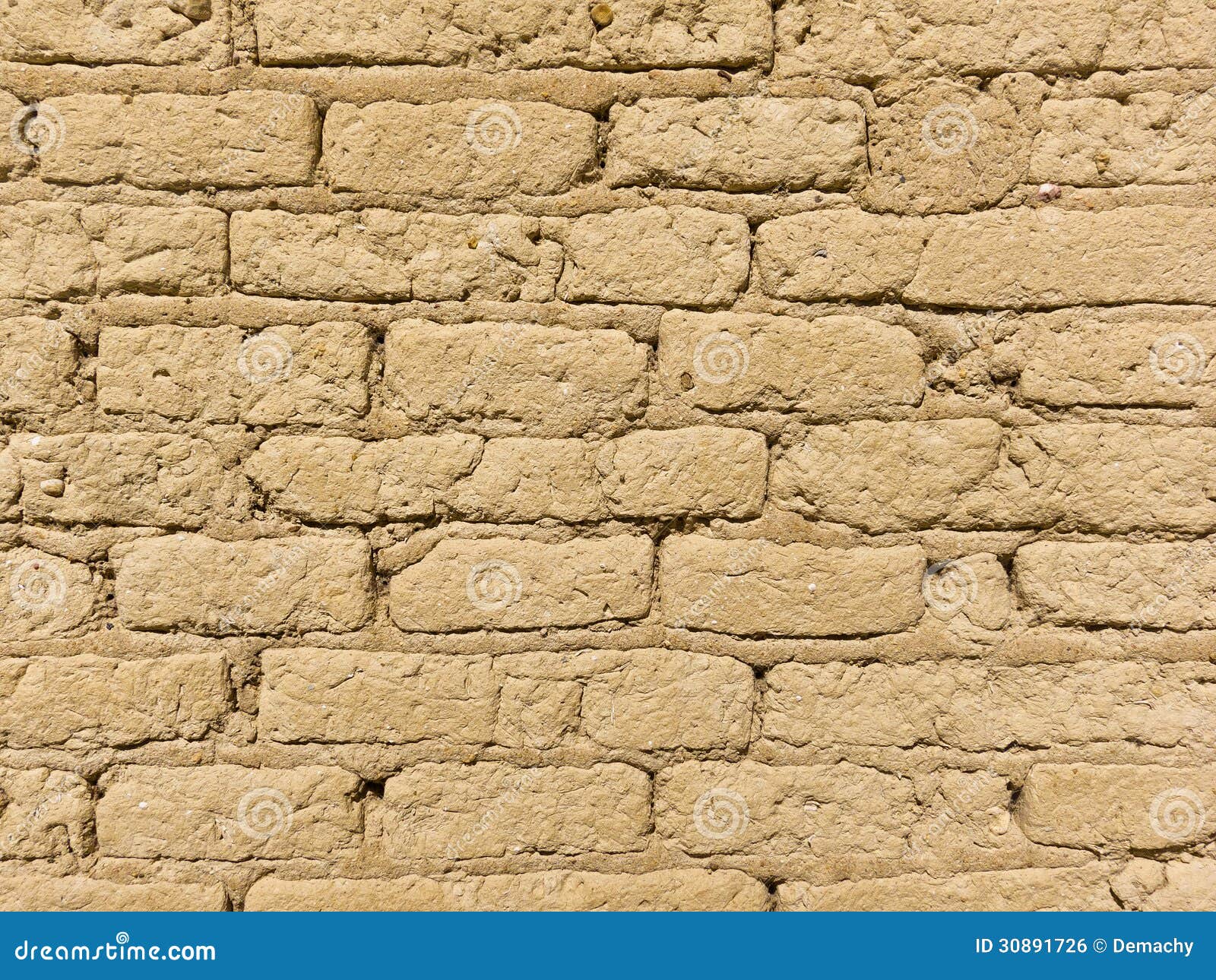 Pared De Ladrillo Vieja De Adobe Foto de archivo - Imagen de ladrillo ...