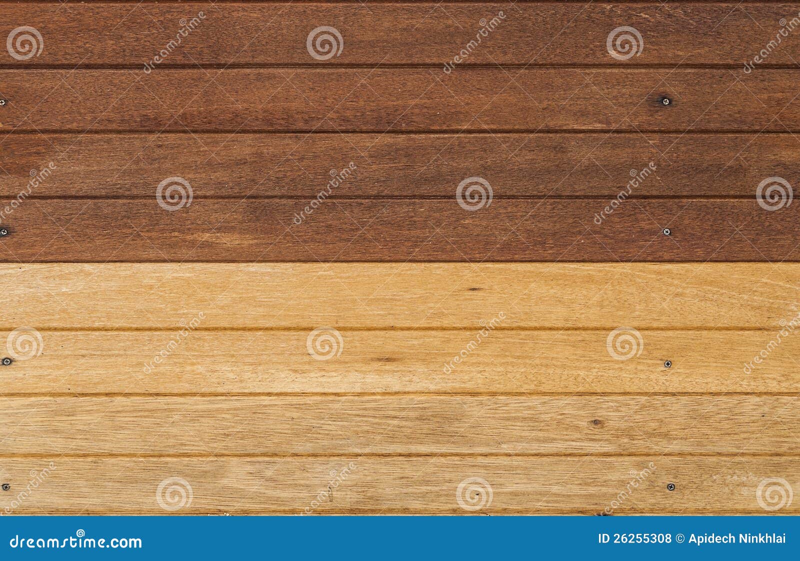 Pared De Madera De Dos Tonos Foto de archivo - Imagen de estructura ...