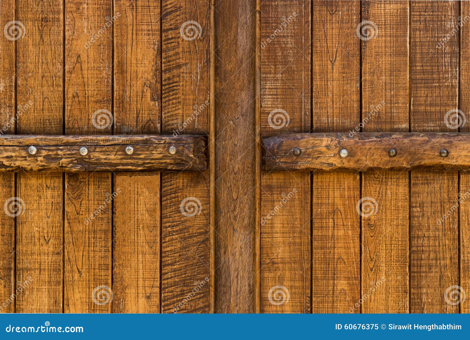 Pared De Madera Del Vintage Puerta Puerta Imagen De Archivo Imagen