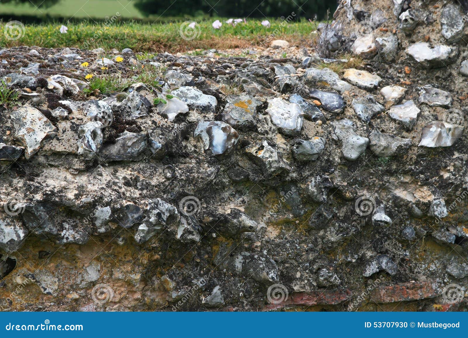 Pared De Piedra Romana Antigua Foto de archivo - Imagen de historia ...