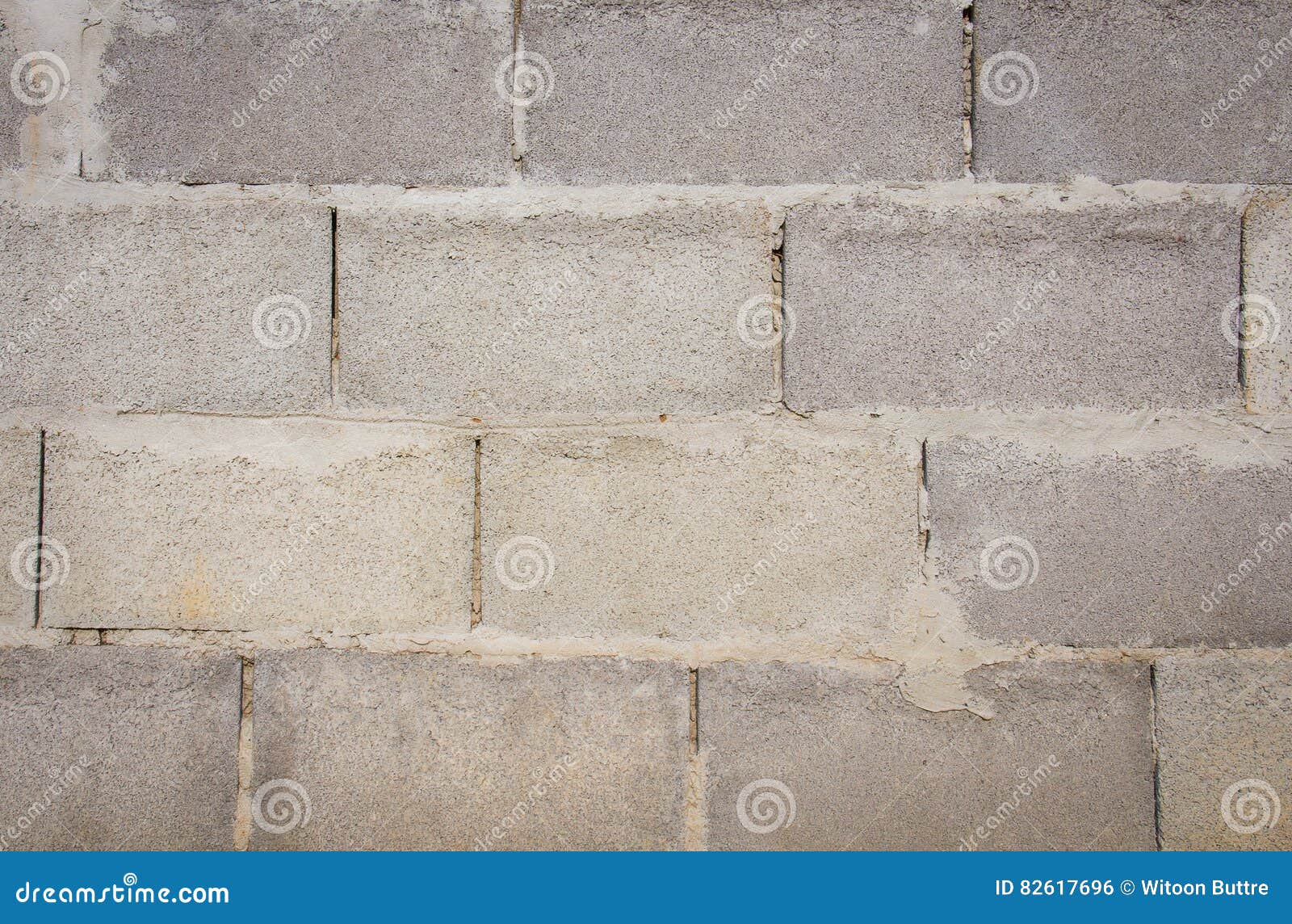 Pared Pintada Blanco Del Bloque De Cemento Foto de archivo - Imagen de ...