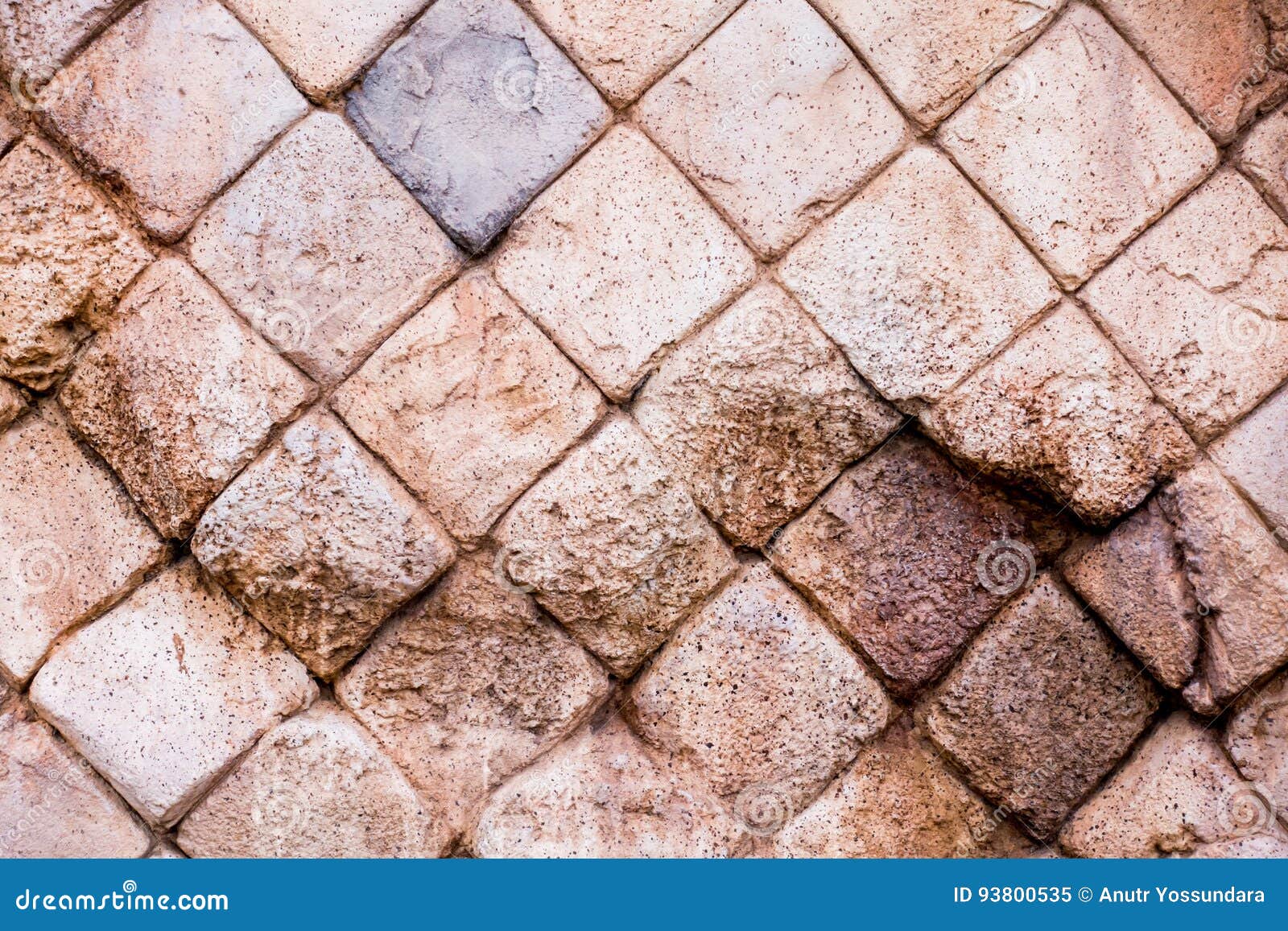 Pared Quebrada De La Roca De Brown Para El Fondo Superficial Imagen de ...