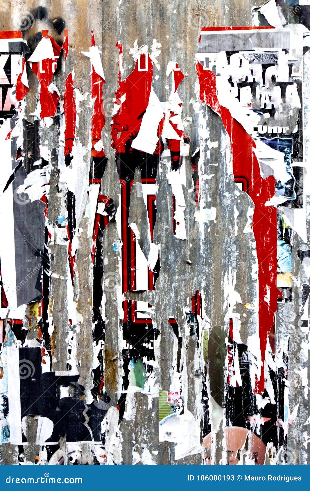 Pared Rasgada De La Publicidad Imagen de archivo - Imagen de simbolismo ...