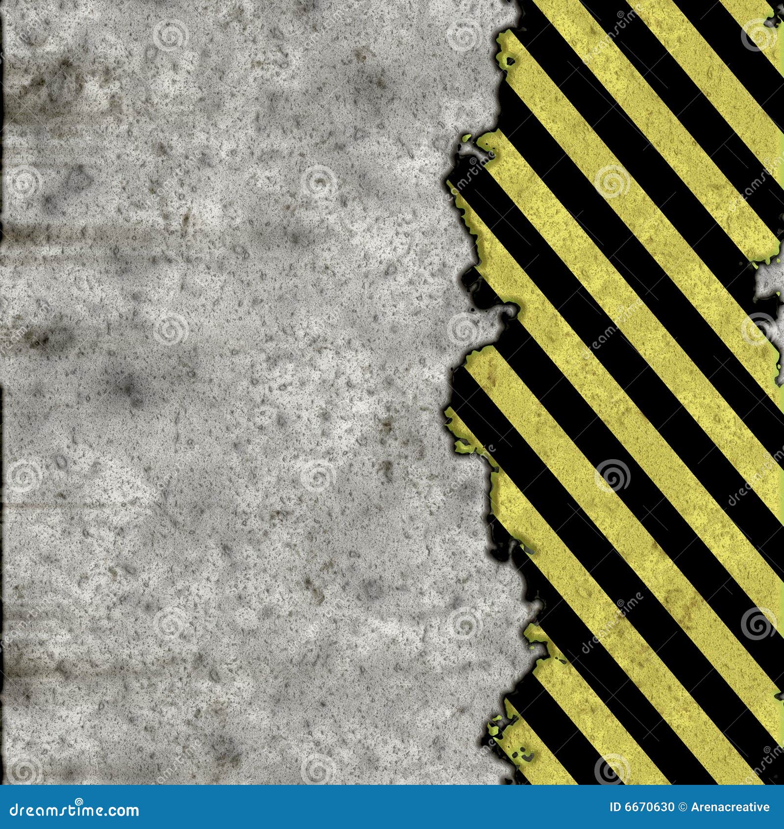 Pared Rasgada Rayas Del Peligro Stock de ilustración - Ilustración de ...