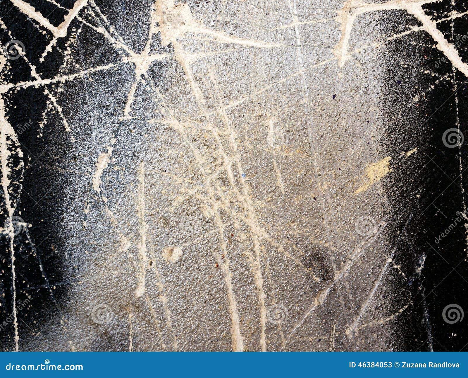 Pared rasguñada imagen de archivo. Imagen de plata, fondo - 46384053