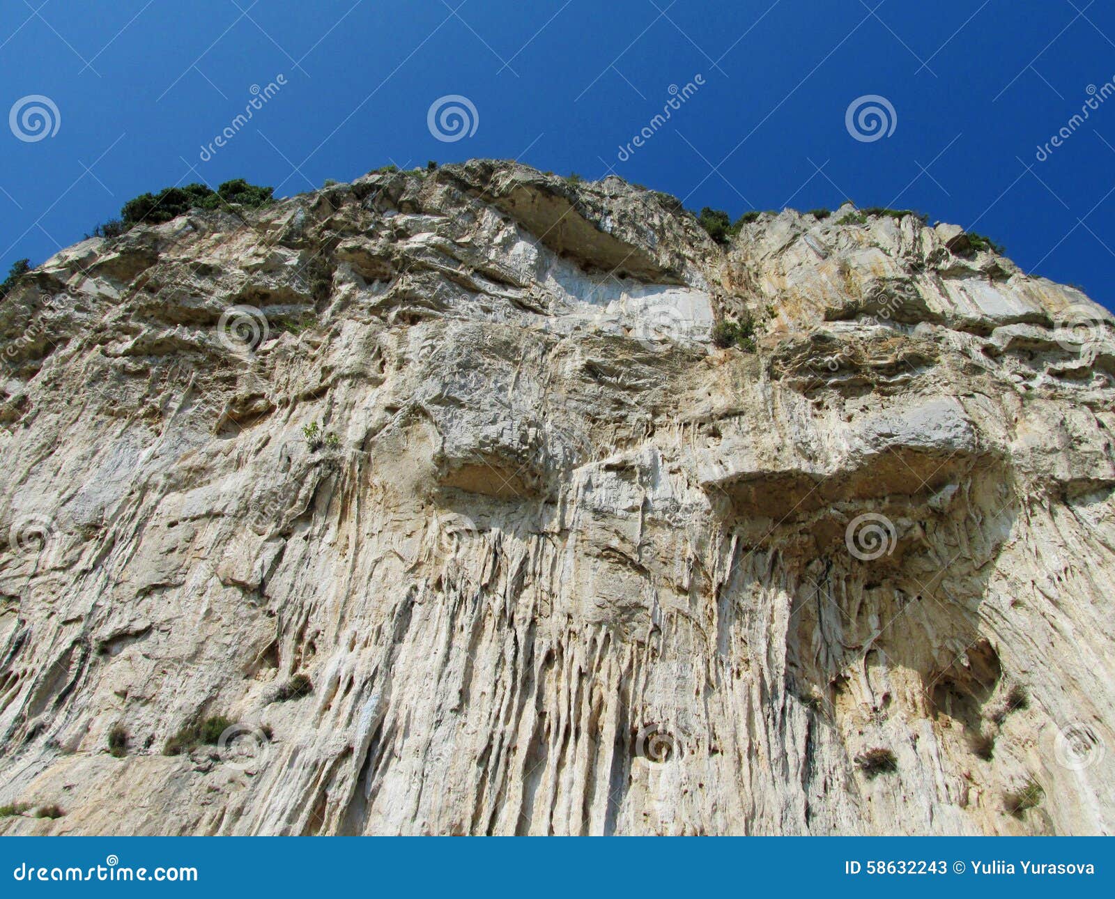 Pared Rocosa En El Degli Dei De Sentiero Imagen de archivo - Imagen de ...
