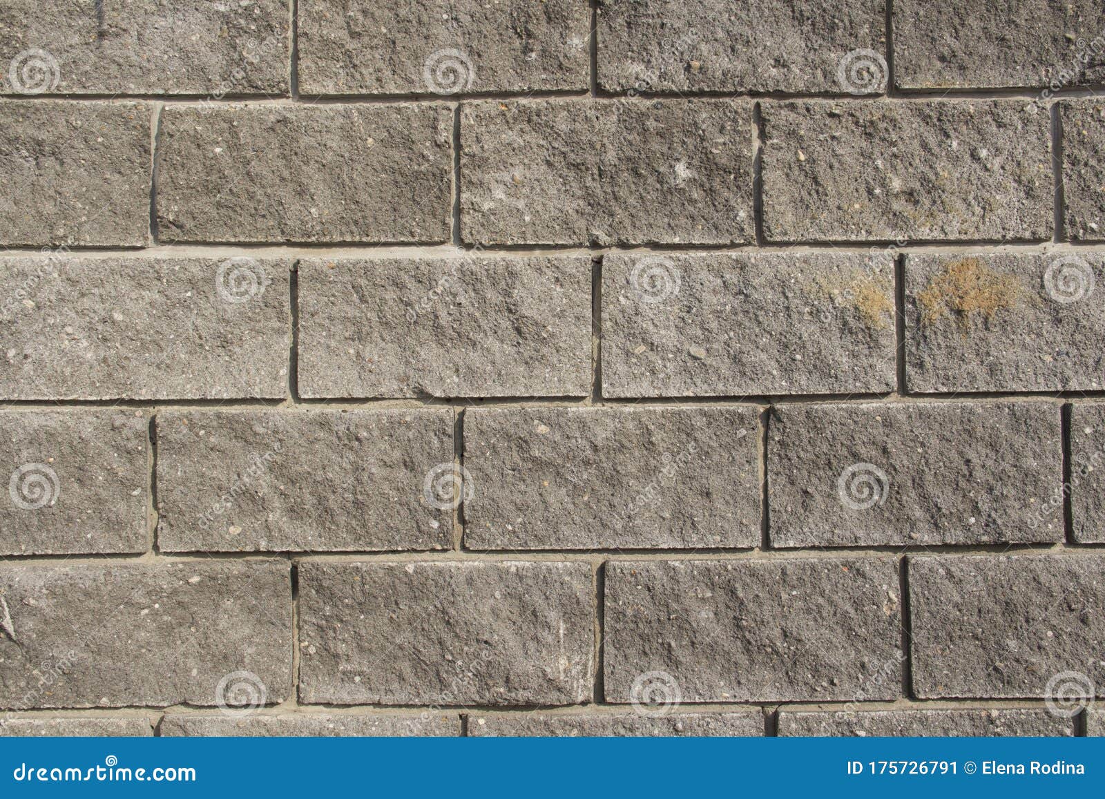 Parede Cinza De Tijolos Fecha A Textura Do Tijolo Imagem De Stock