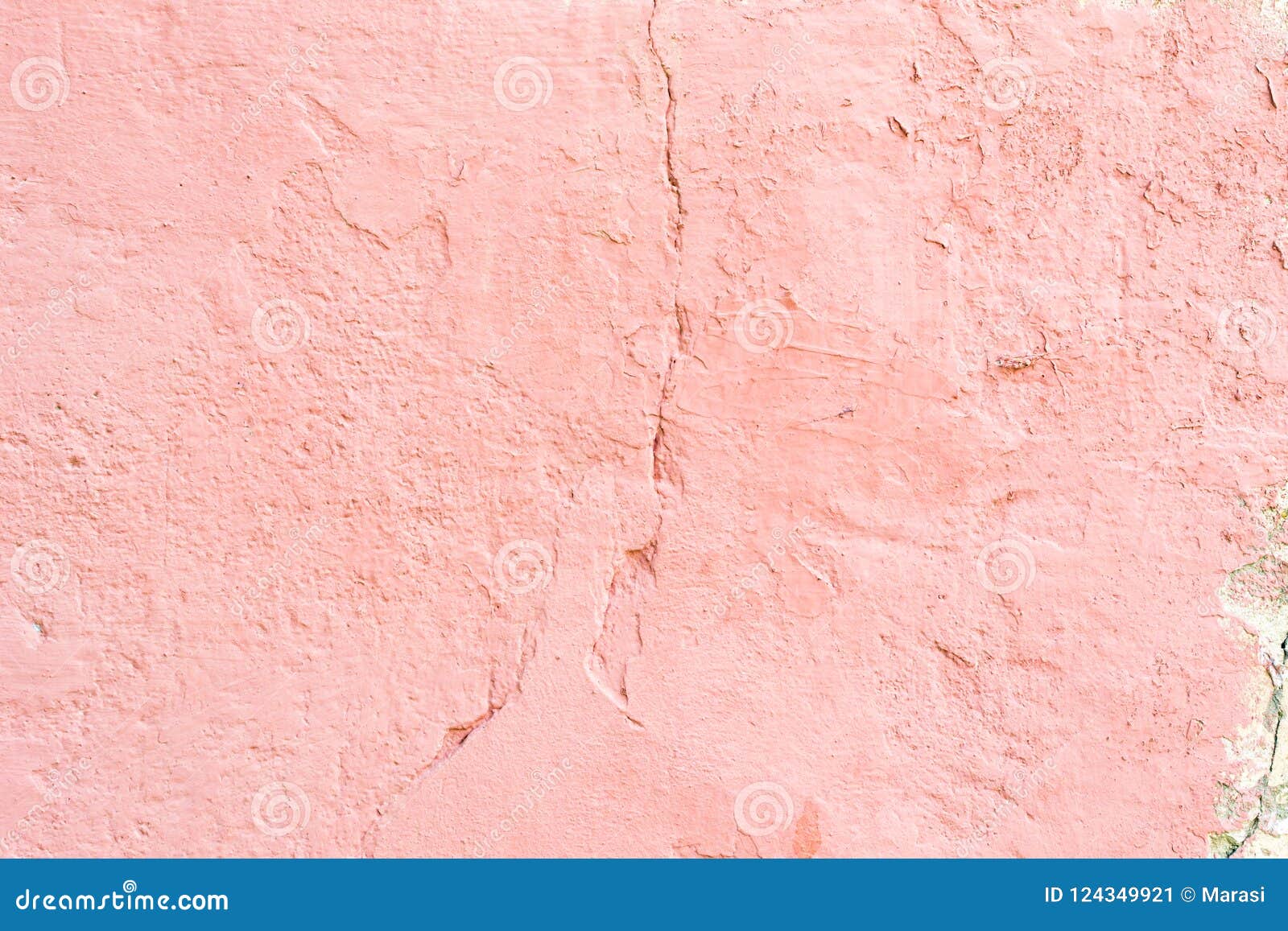 Parede Cor-de-rosa Velha Nas Quebras Imagem de Stock - Imagem de moagem ...