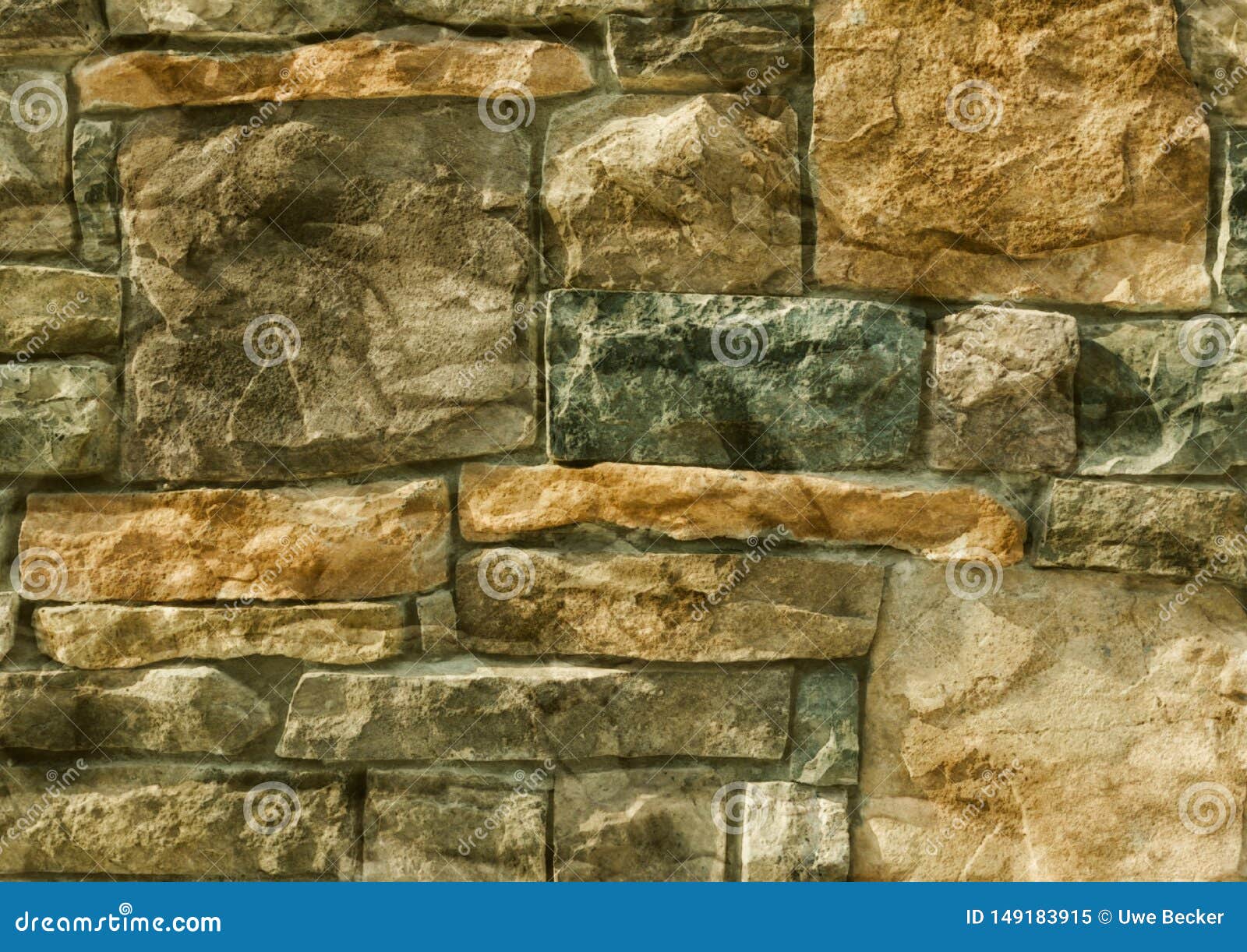 Parede de pedra colorida imagem de stock. Imagem de arquitetura - 149183915