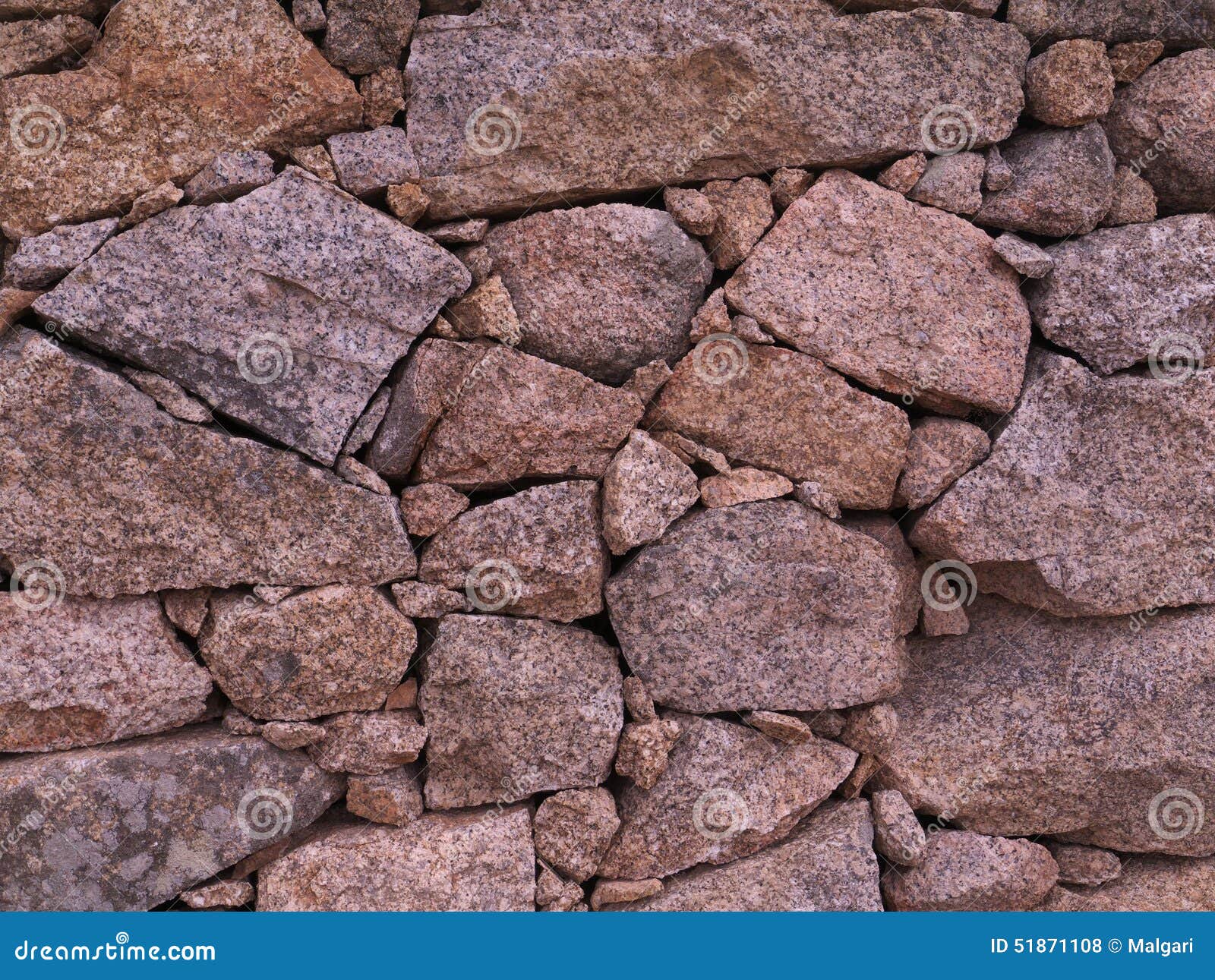 Parede do granito foto de stock. Imagem de terra, mosaico - 51871108