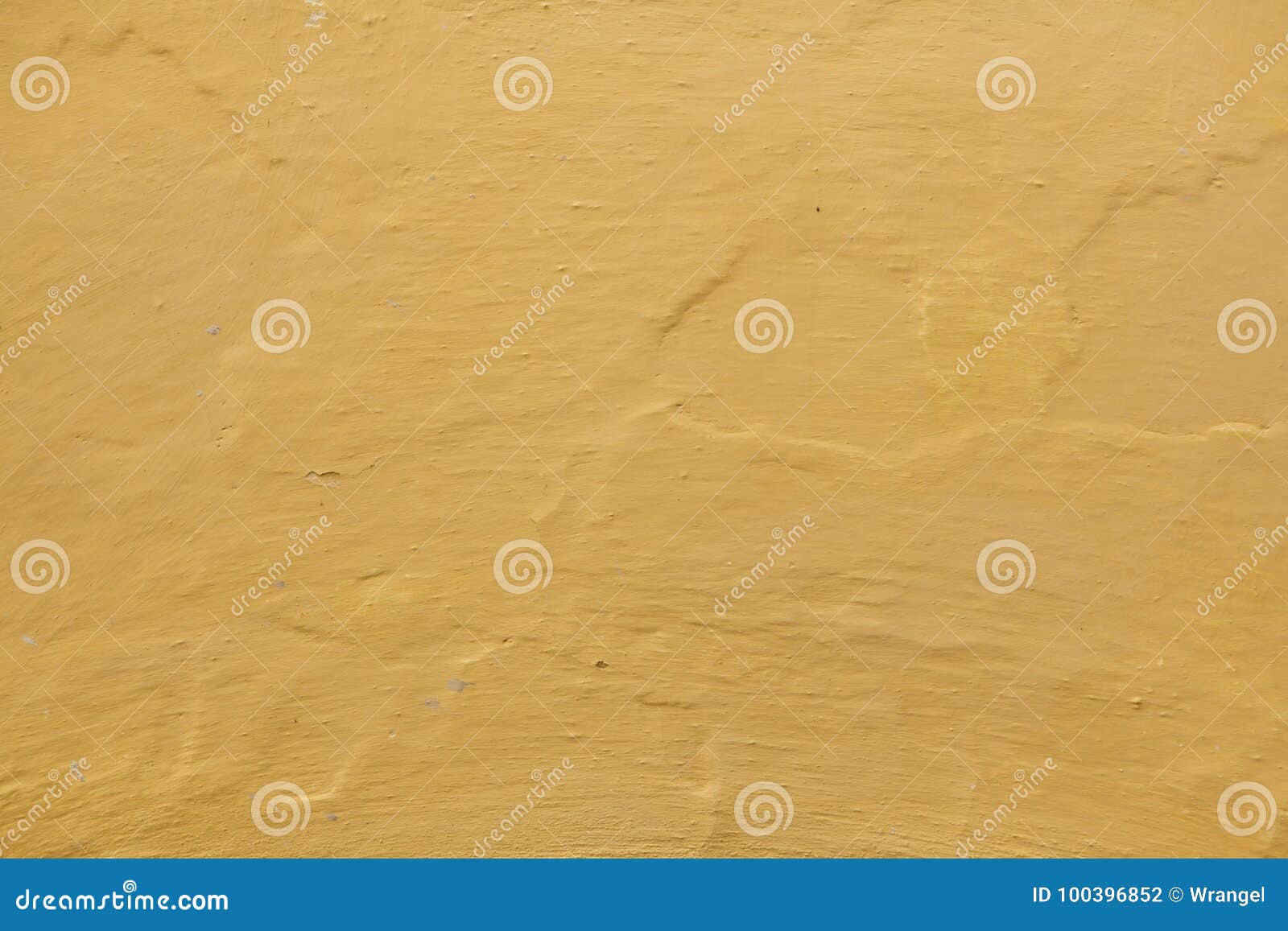 Parede Pintada Do Estuque Do Ocre Amarelo Textura Do Fundo Foto de ...