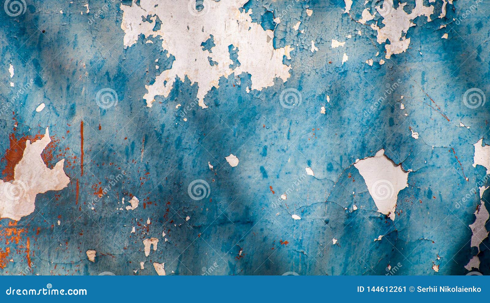 Parede Velha Com Pintura Velha Mesma Secada, Danificada Textura, Fundo ...