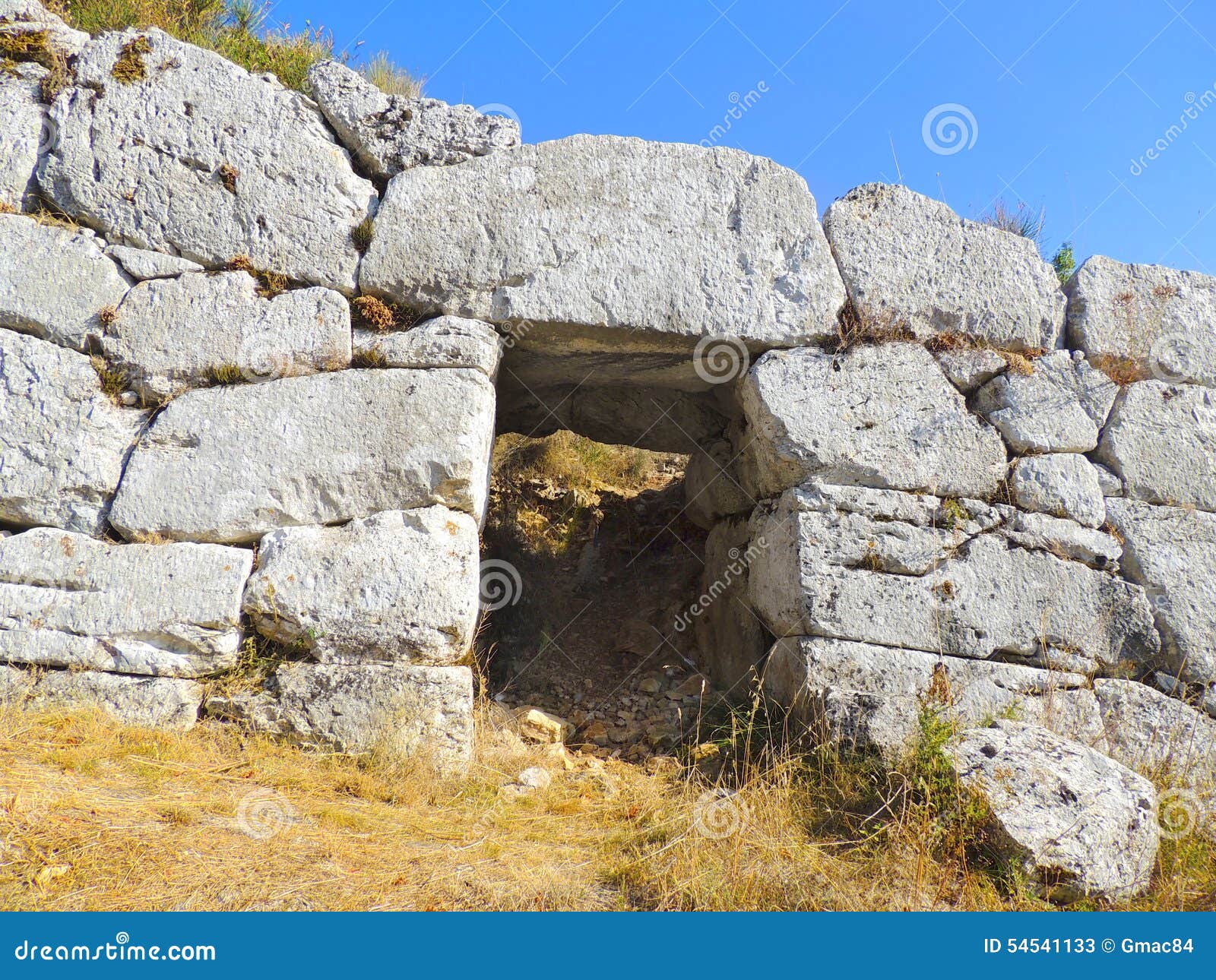Paredes ciclópeas imagen de archivo. Imagen de paredes - 54541133