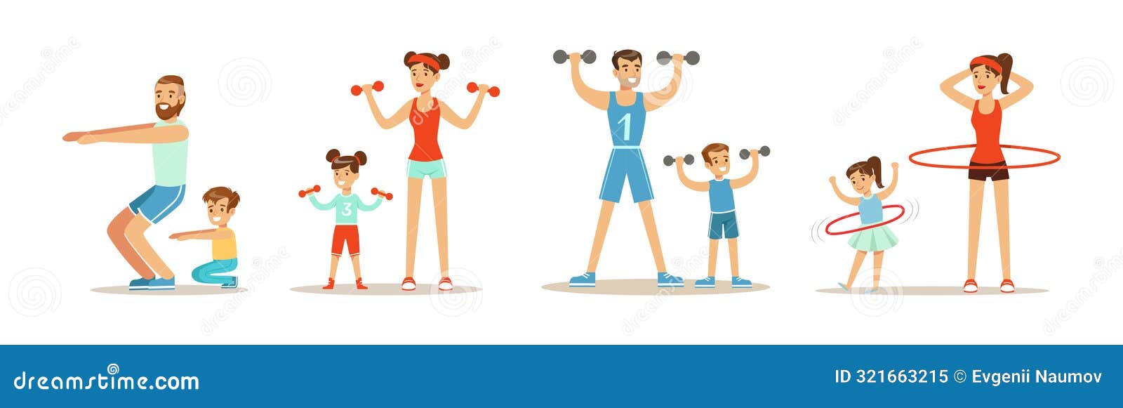 Physical Exercise Isolated Cartoon Vector Illustration. | CartoonDealer ...